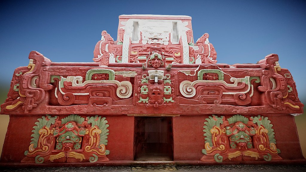 Rosalila Temple, Copan (mobile version) - 3D model by Alexandre ...