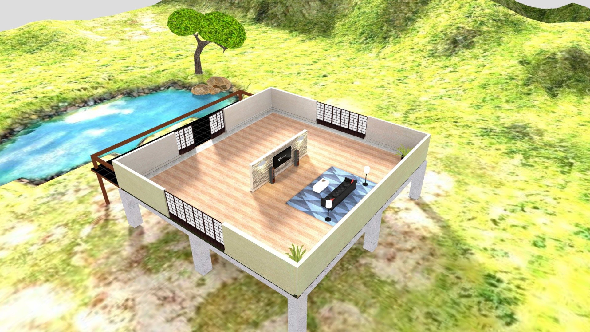 Starter Room Metaverse Space - 3D model by Vatom Spaces (@vatomspaces ...