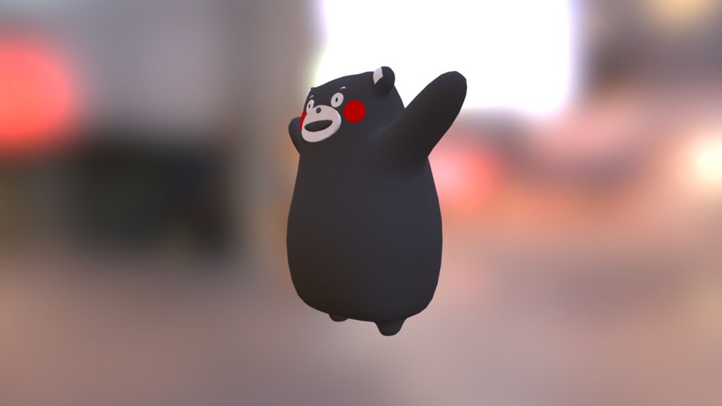 Kumamon - 3D model by liang [f6f2dc1] - Sketchfab