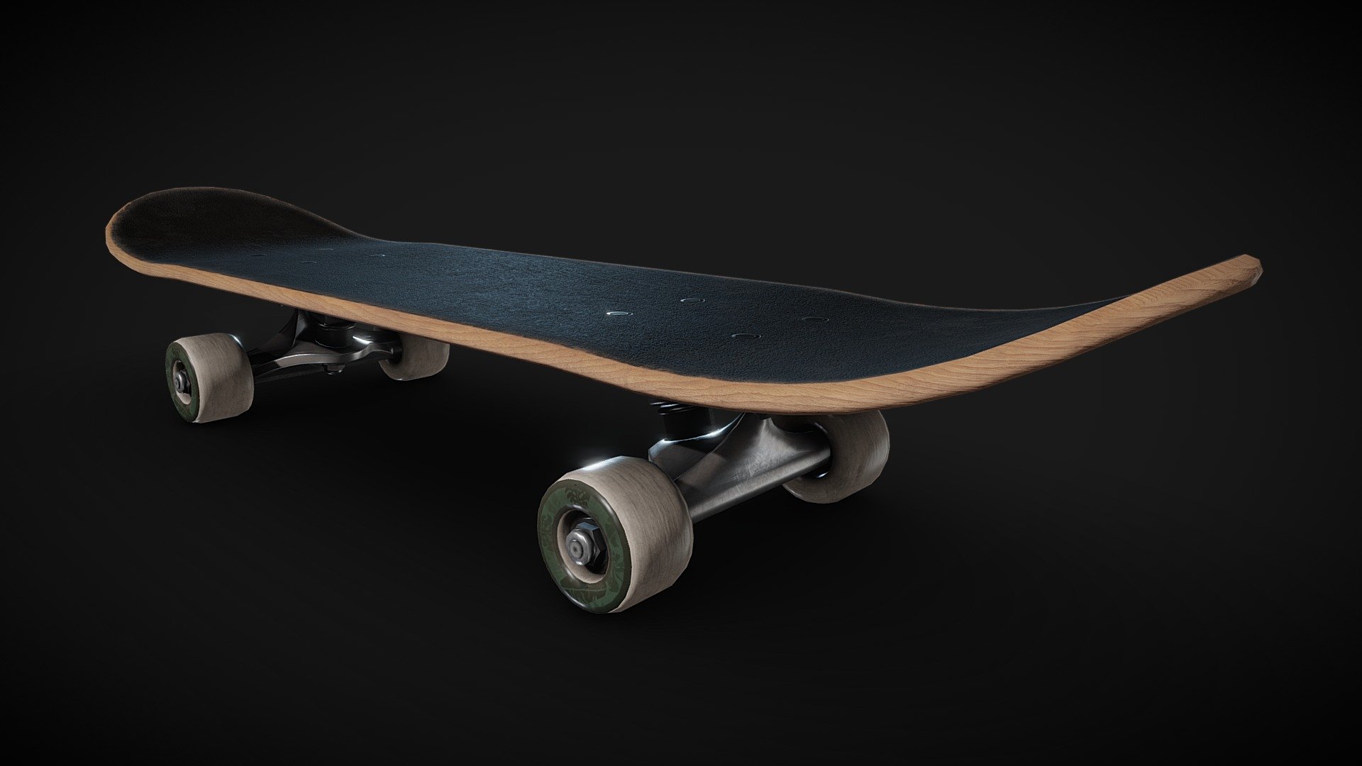 Low Poly | Skateboard - Download Free 3D model by Den1121 [f6f2e04] - Sketchfab