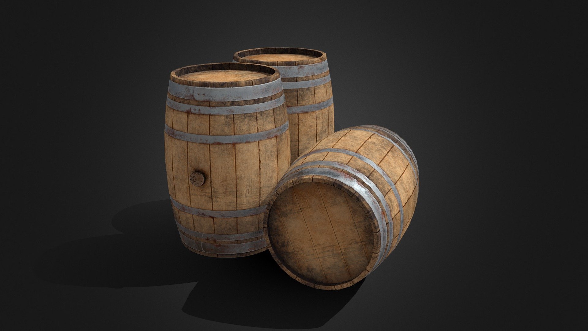 Barrels - 3D model by Tetiana_ [f6f3185] - Sketchfab