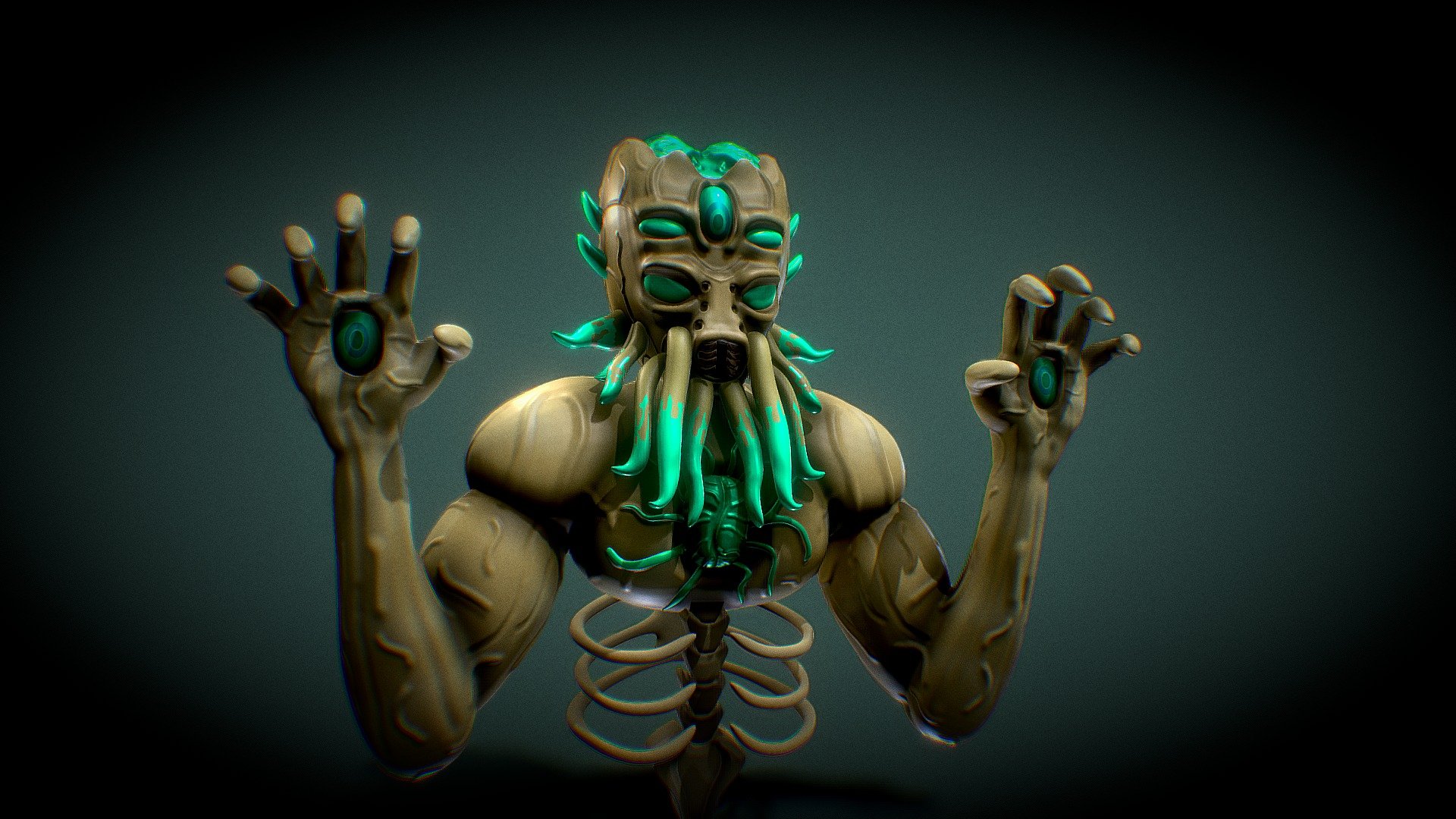Moonlord - A realistic 3D Terraria model - Download Free 3D model by PatMat (@patmateee ...