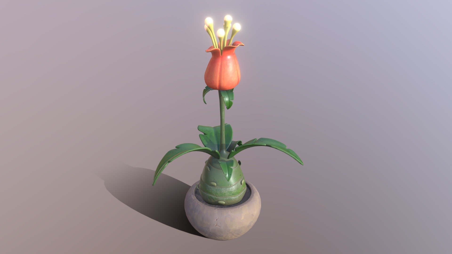 Stylized Fantasy Plant - 3D model by Art-Teeves [f6f5047] - Sketchfab