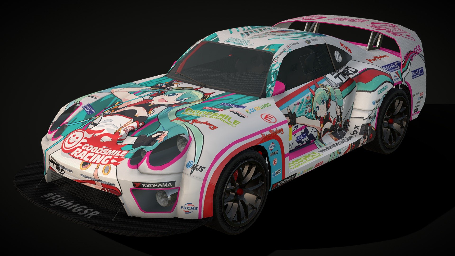Wulf Revo GT3 (Goodsmile-Racing) - Buy Royalty Free 3D model by Swiss ...
