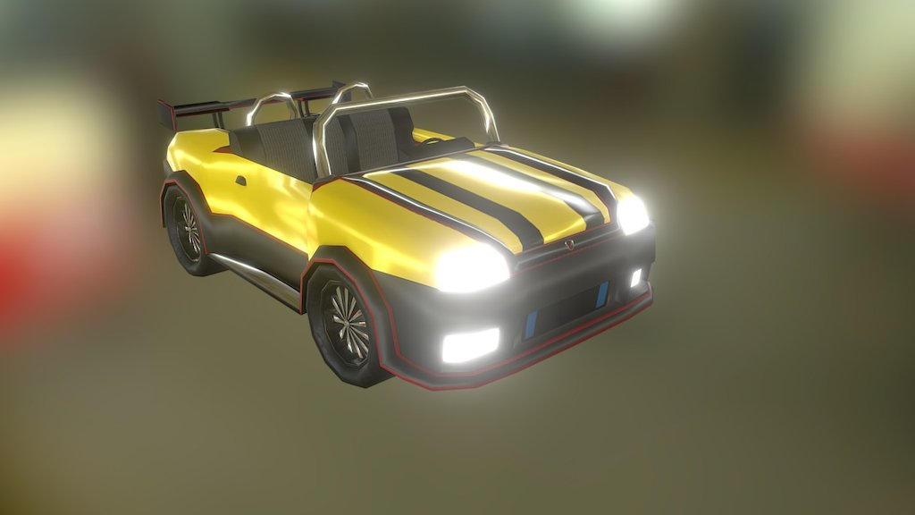 Simple Car - Model A 100 Sport - Download Free 3D model by Danilo ...