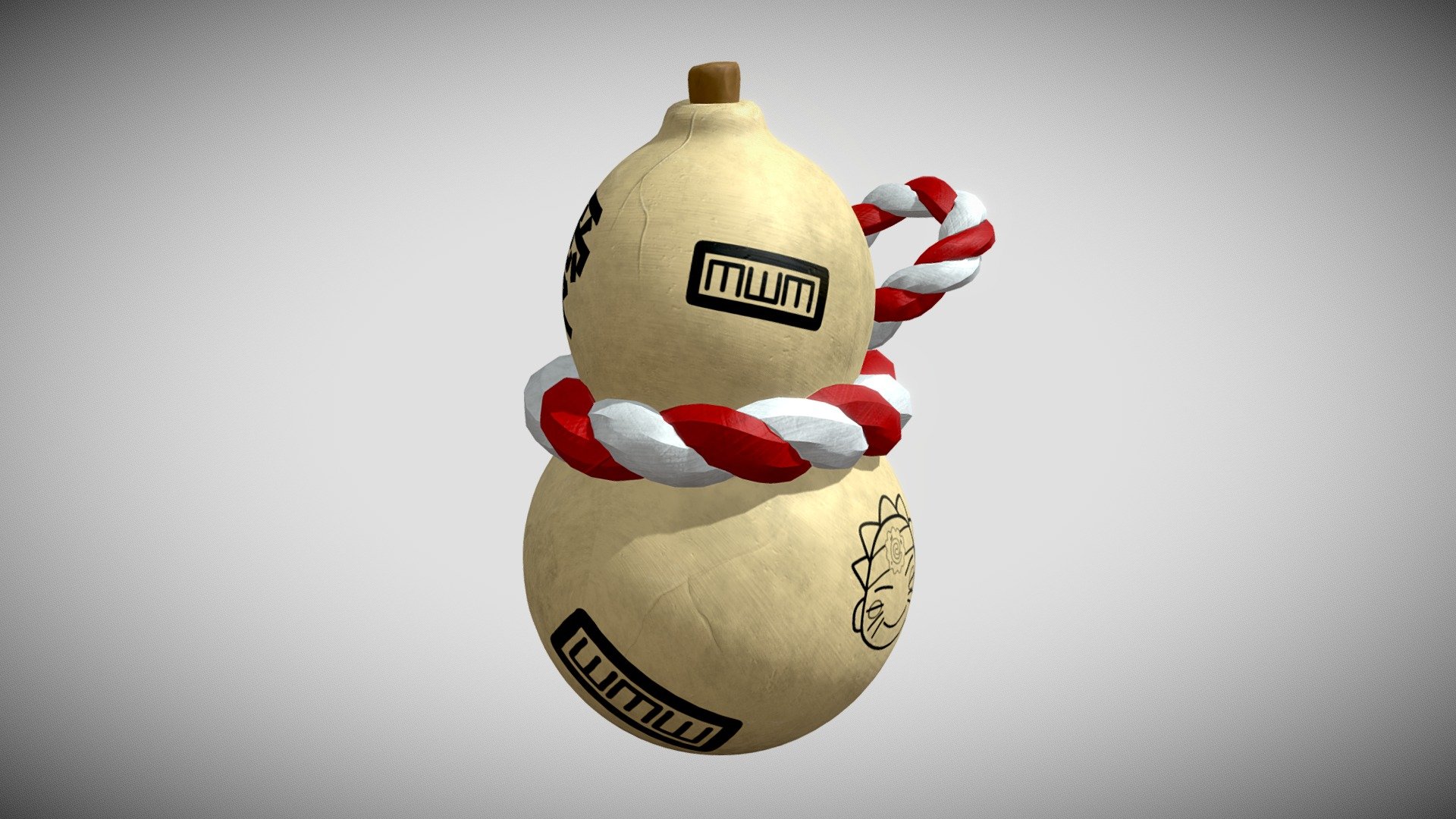 Gaara's Sand Gourd - Tribute - 3D model by santos7705 [f6f6704] - Sketchfab