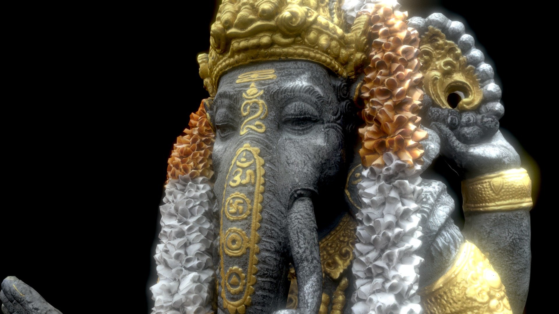 Ganesha Statue Bali V2 Photogrammetry 3d Model By Roman Rö Ro Cgi