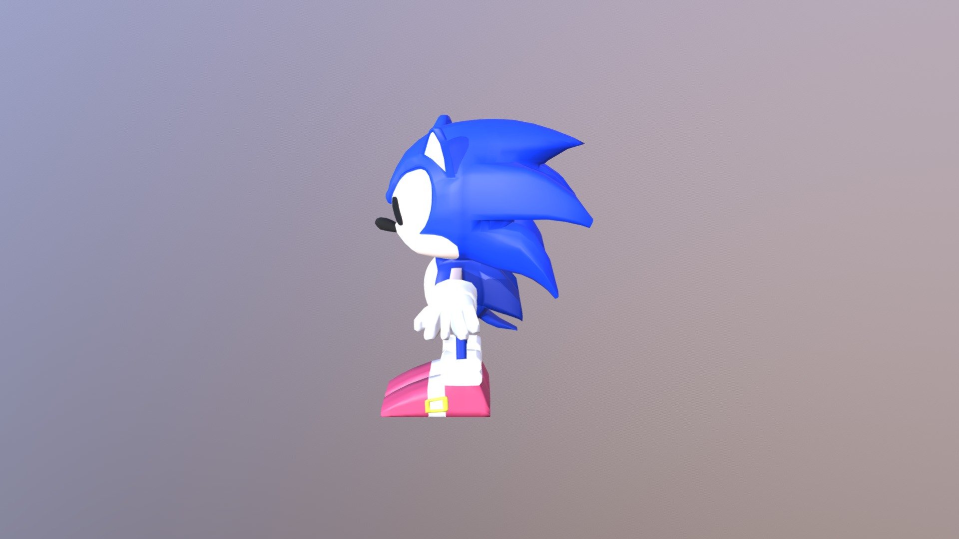 Sonic The Hedgehog - 3D model by DanielEddy [f6fb4d3] - Sketchfab