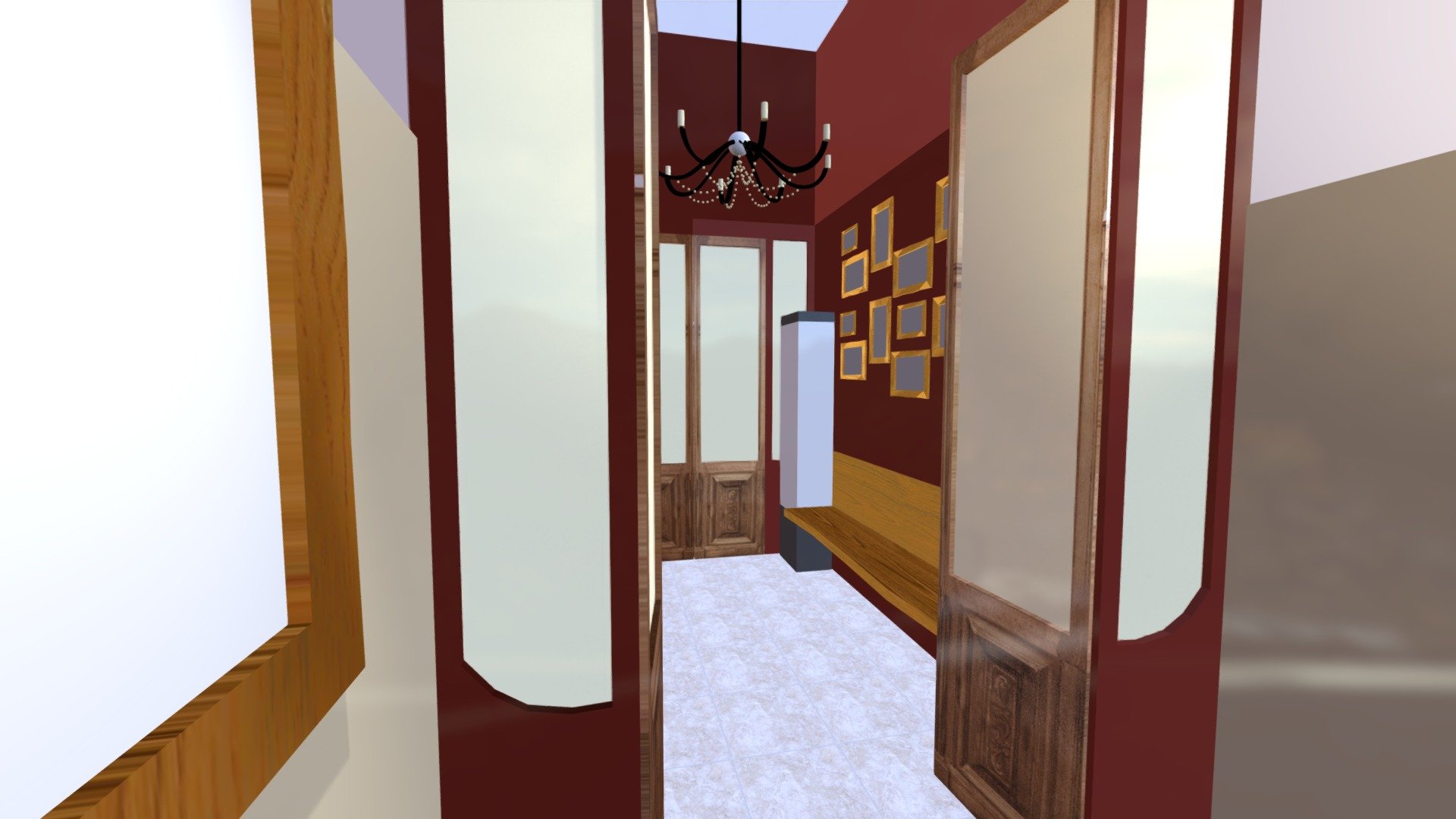 RESTAURANT ENTRANCE - 3D model by adrianmateu [f6fc558] - Sketchfab