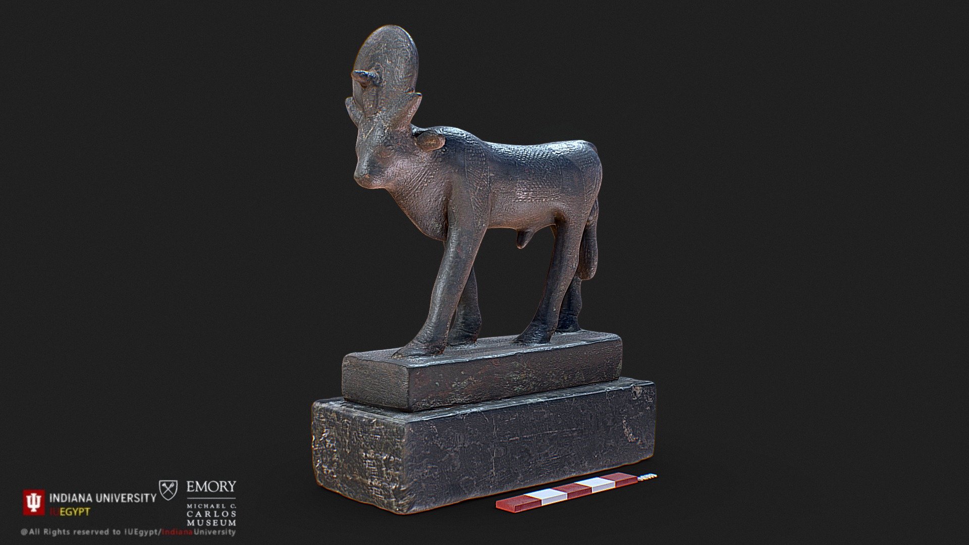 Apis Bull Statuette - 3D model by iuegypt [f6fd707] - Sketchfab