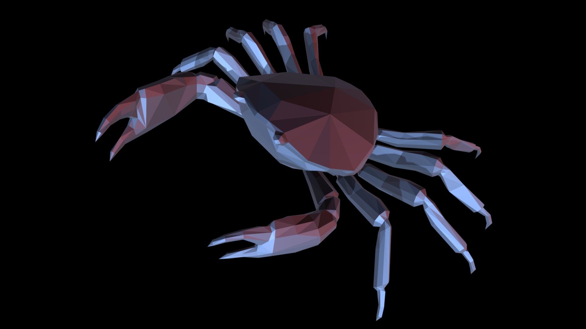 CRAB LOWPOLY PRINT 3D - Buy Royalty Free 3D model by DTA DESIGN STUDIO ...