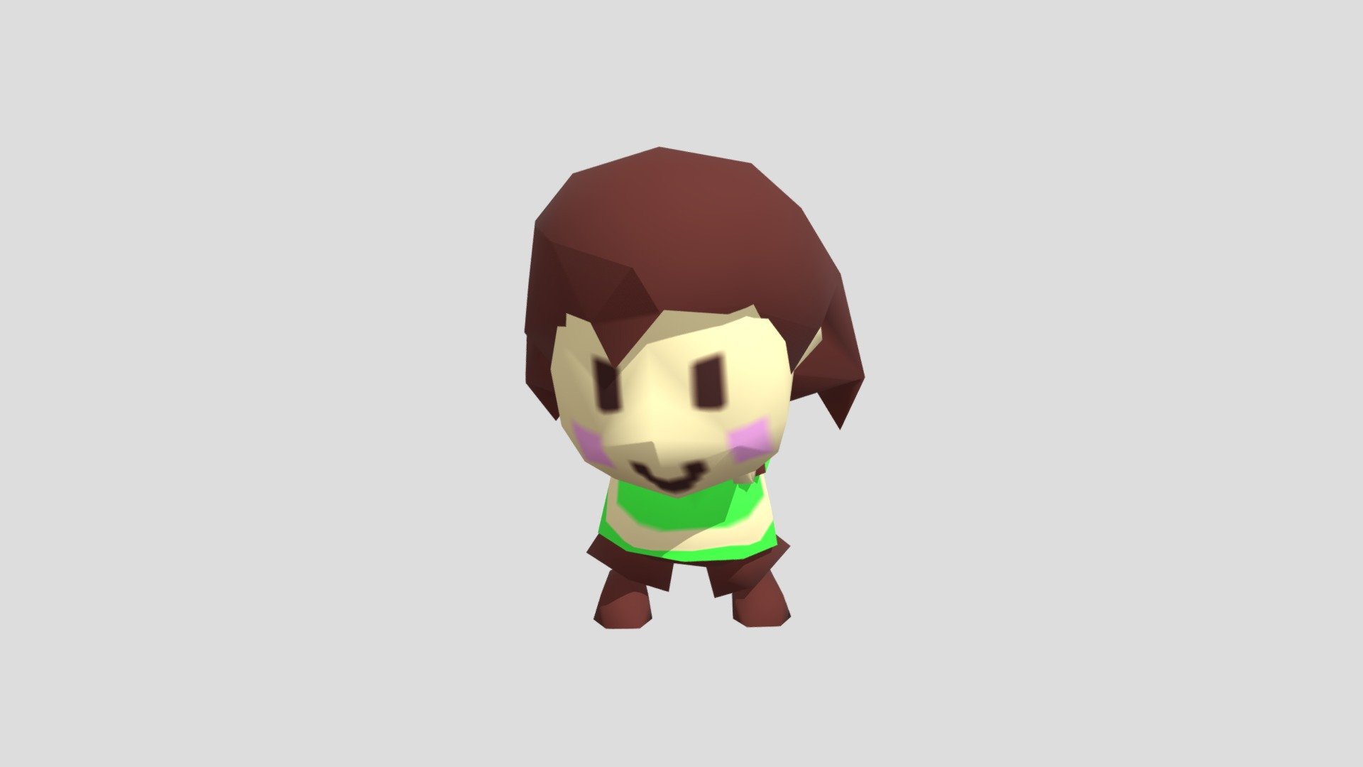 Chara Undertale N64 Dancing - Download Free 3D model by 3D by Renato👽🎅 ...