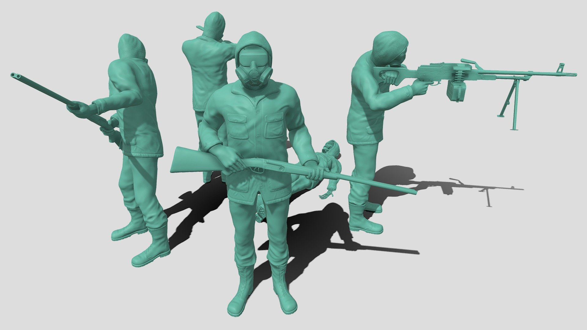 Stalker Soldiers - Buy Royalty Free 3D model by Buncic [f701a5f ...