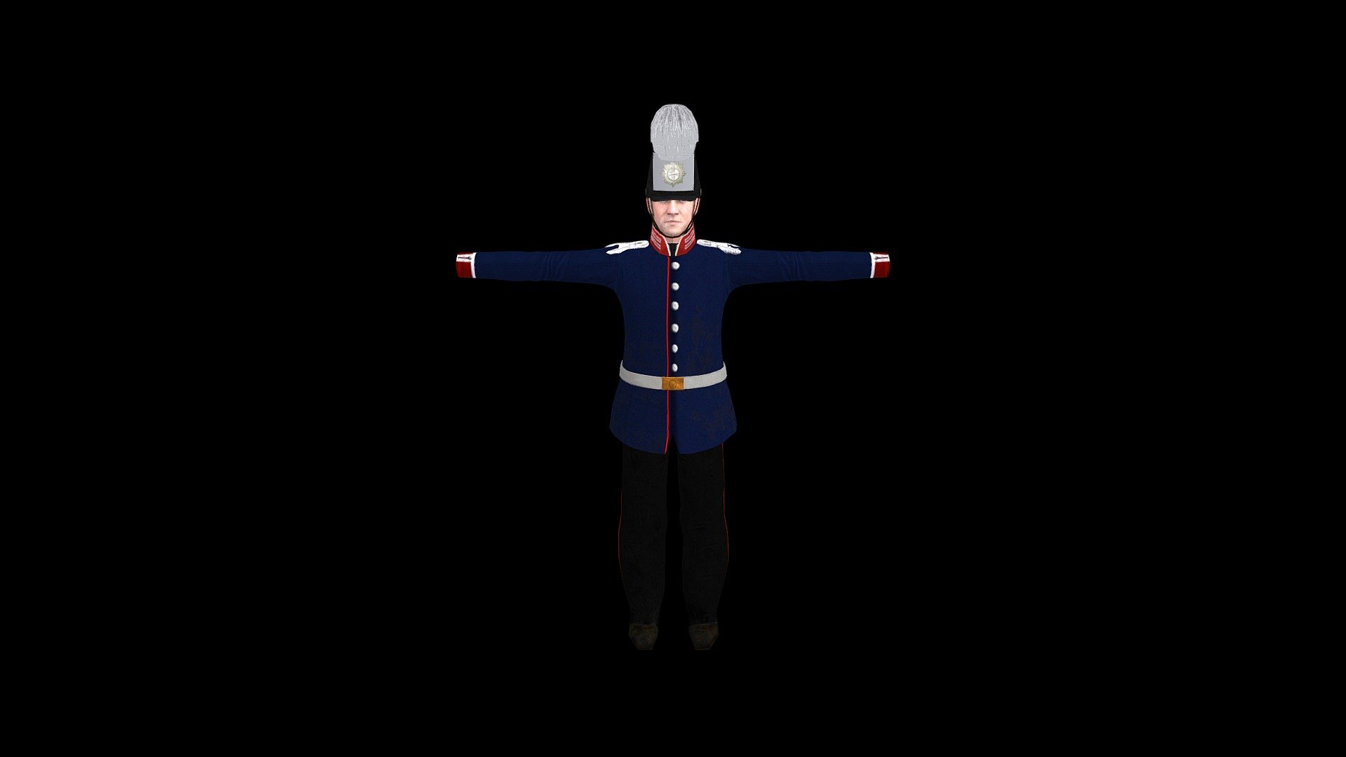 Tier 1: Hanoverian Guards officer - 3D model by izzi_totalf [f70283f ...