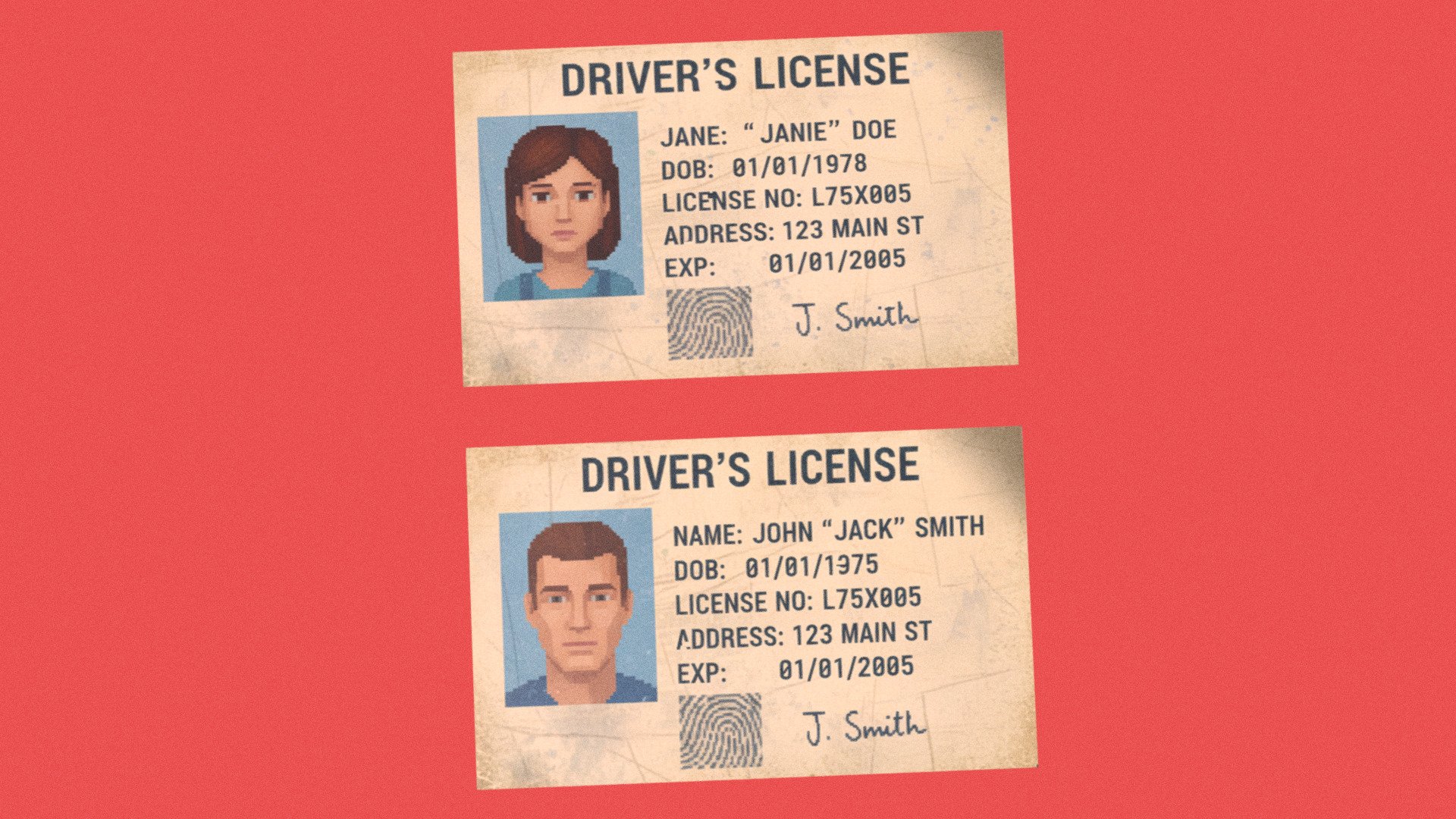 (PSX) - Male And Female Driving License - 3D model by Kasugay𓅂 ...