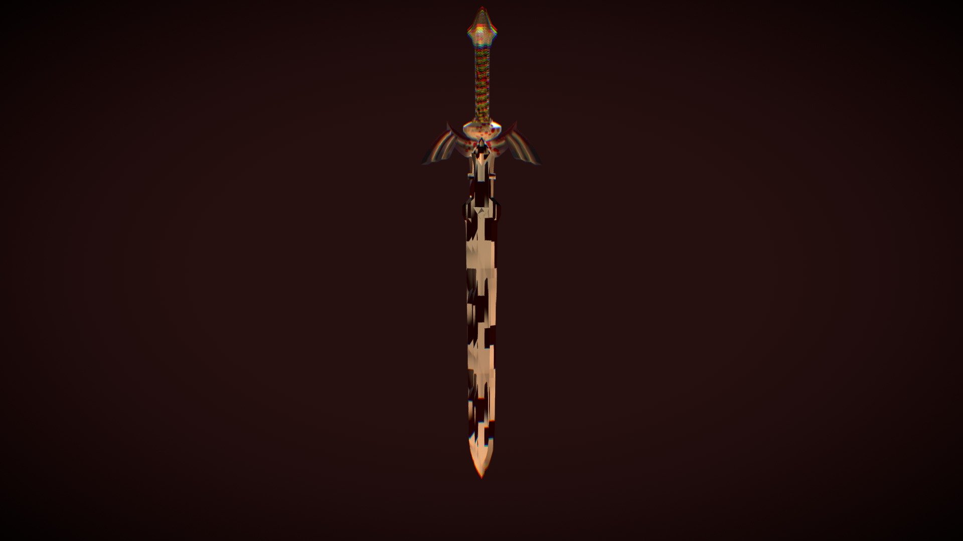 Master Sword custom texture 1 - Download Free 3D model by ALunaNS ...