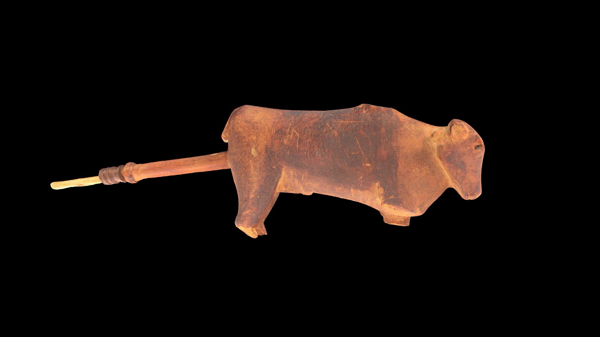 cow-shaped wooden pipe - 3D model by KwaZulu-Natal Museum DHS (@KwaZulu ...
