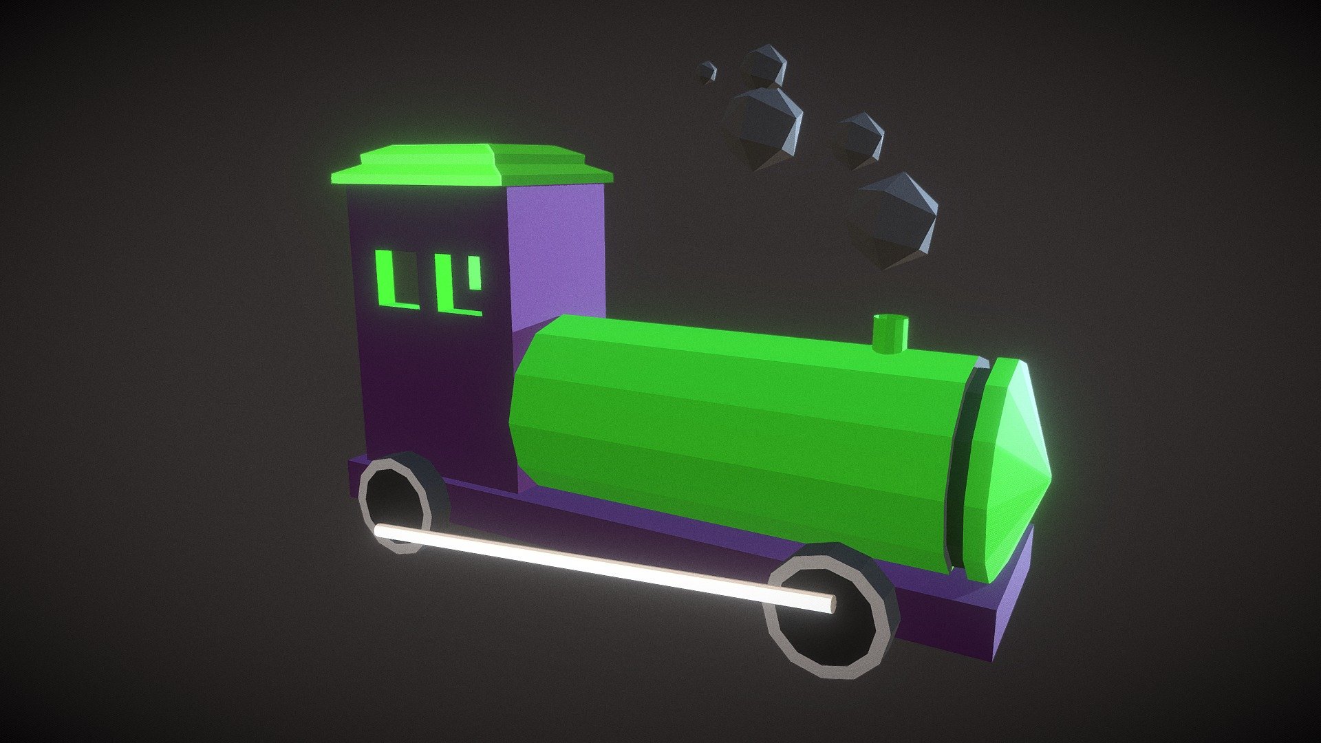 Train - Low Poly - Download Free 3D model by Bharad [f705408] - Sketchfab