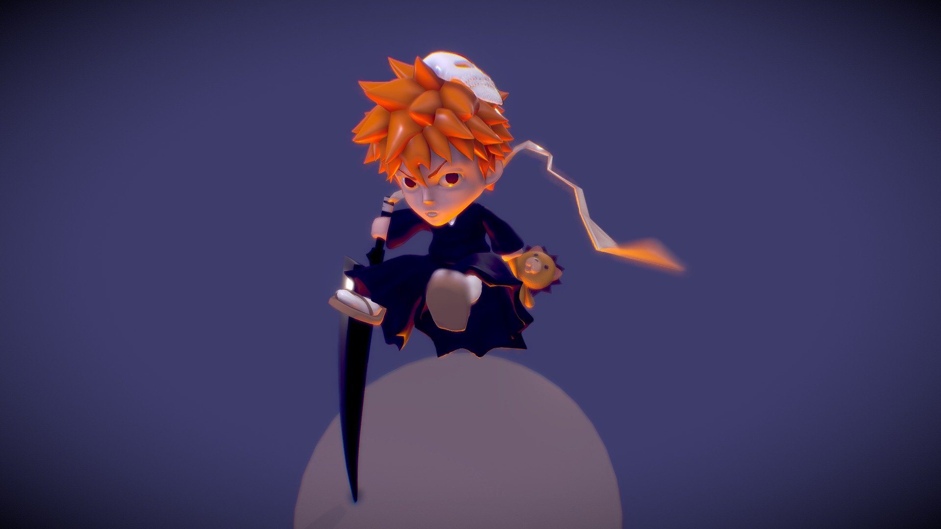 Ichigo | Anime Chibi Model - 3D model by Luengox (@Luengo) [f708f70 ...