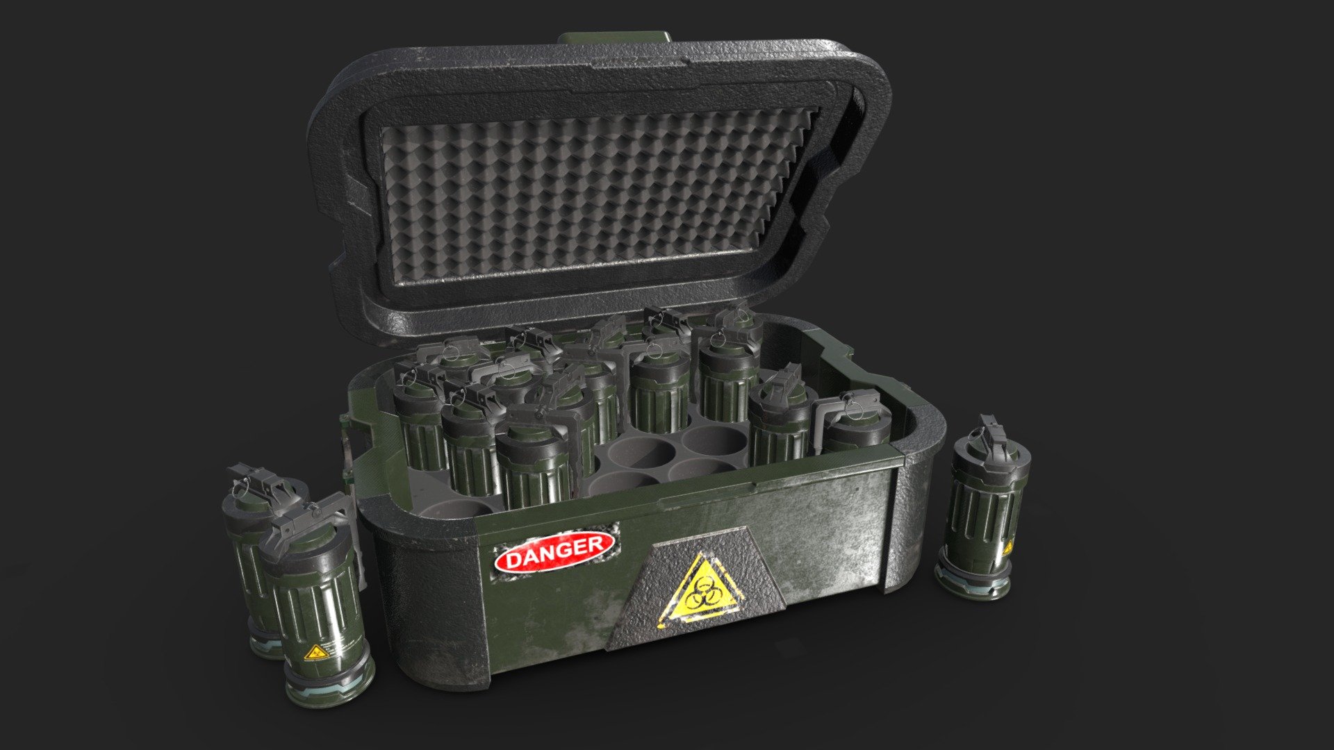 Grenade Chest - GAP Final - 3D model by Sarah Feldmann (@sarah_feldmann ...