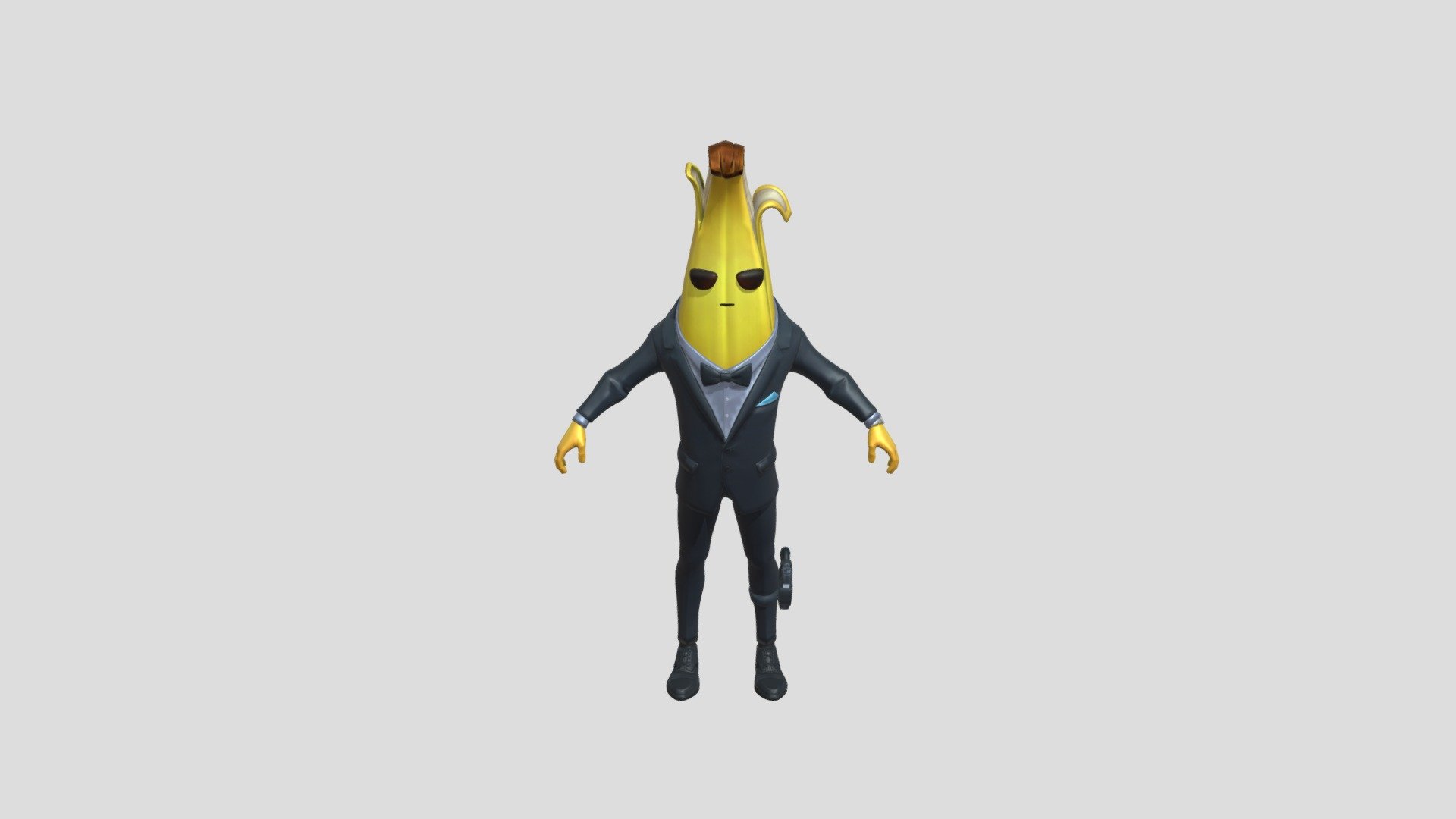 Agent Peely - Download Free 3D model by Remi With a m16 ...