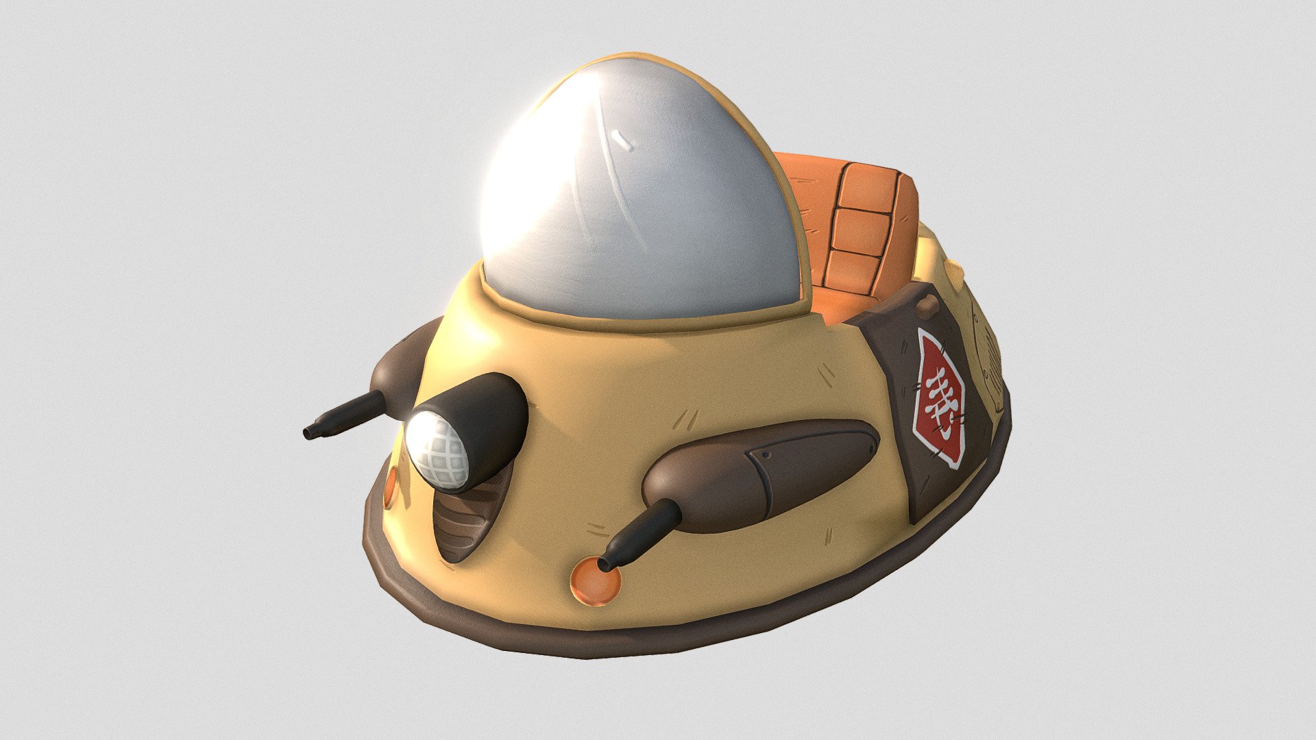 Veículo DBZ - 3D model by RonySeek [f70fb60] - Sketchfab