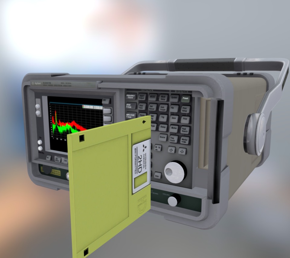 Spectrum Analyzer - 3D model by clarence3d [f7148d9] - Sketchfab