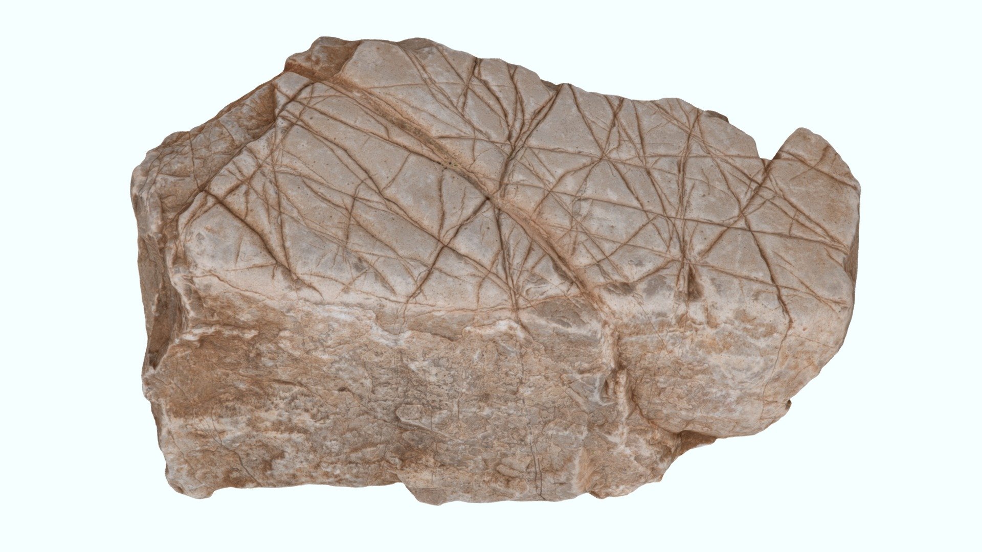 Calcaire avec fractures remplies de dolomite - Download Free 3D model ...
