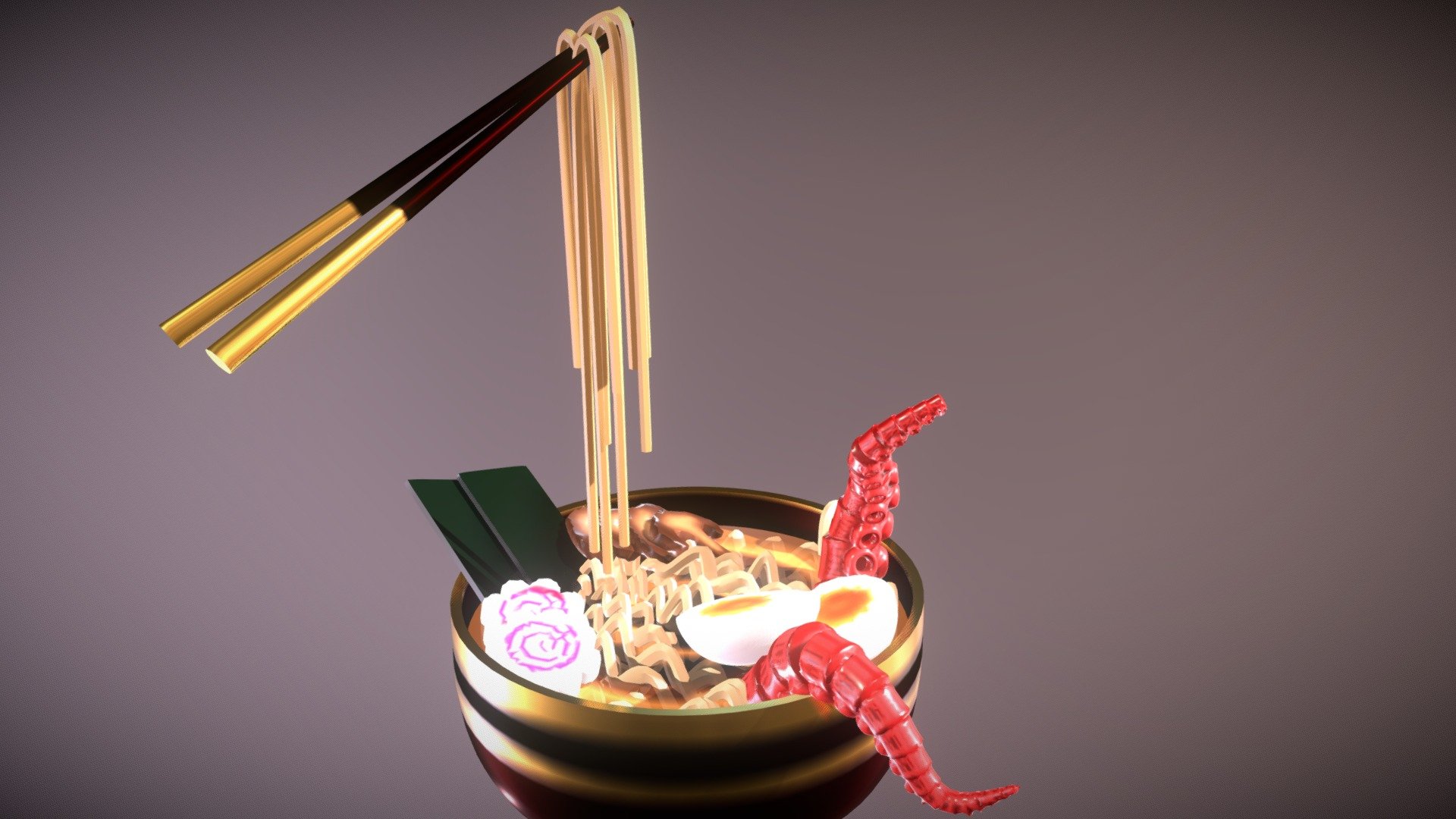 Ramen surprise - Buy Royalty Free 3D model by Psycho Cereal ...