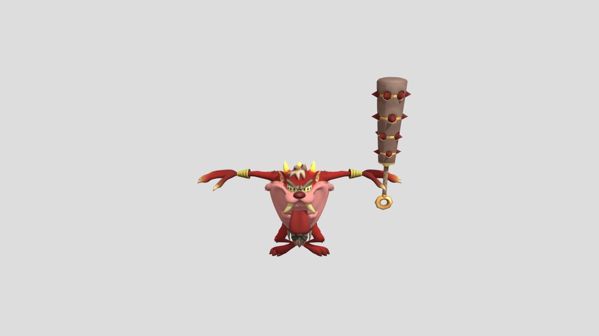 Taz Yokai - Download Free 3D model by anderlenolan [f71a4d1] - Sketchfab
