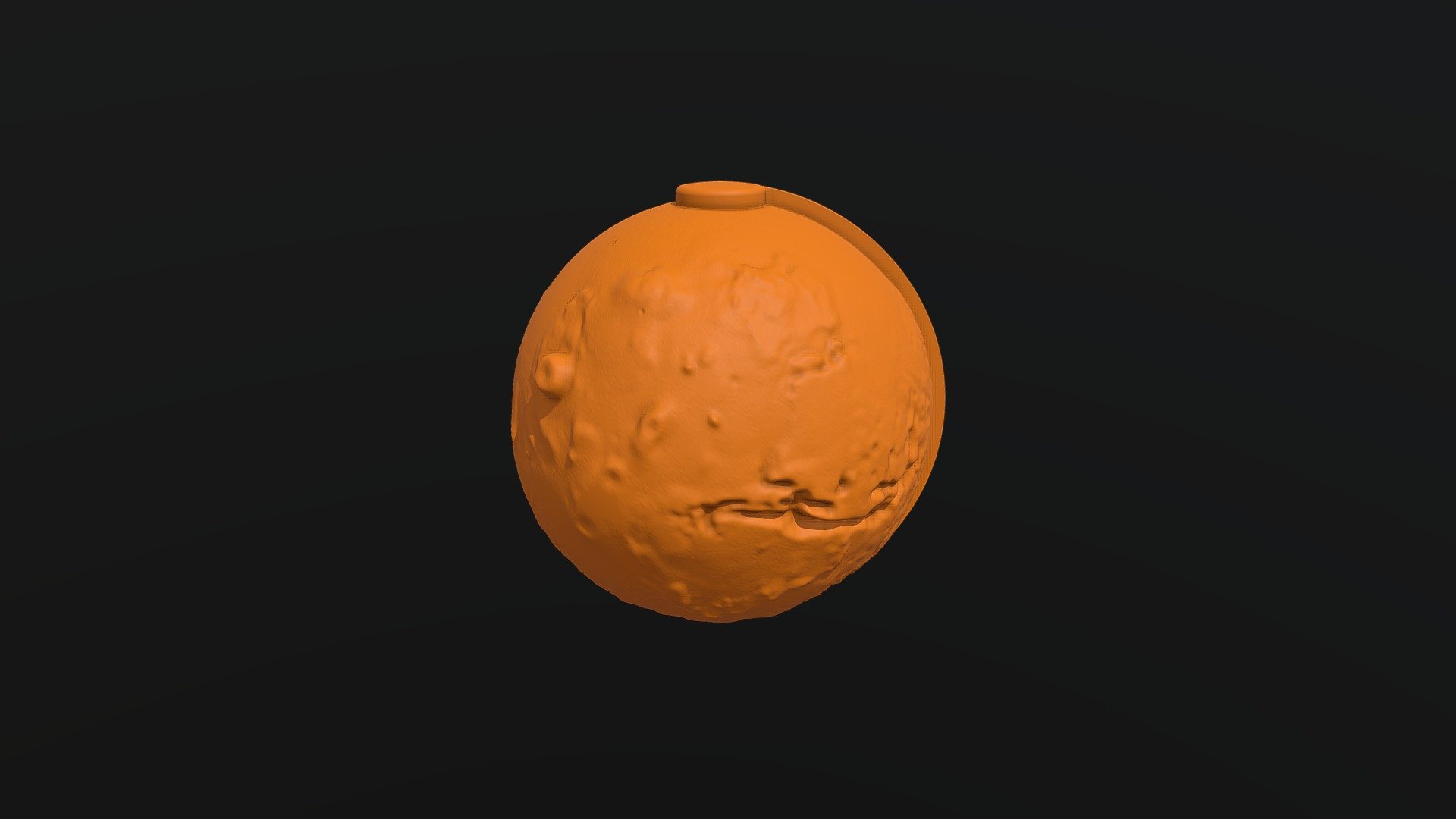 Planet Mars tactile model for the blind - Download Free 3D model by ...