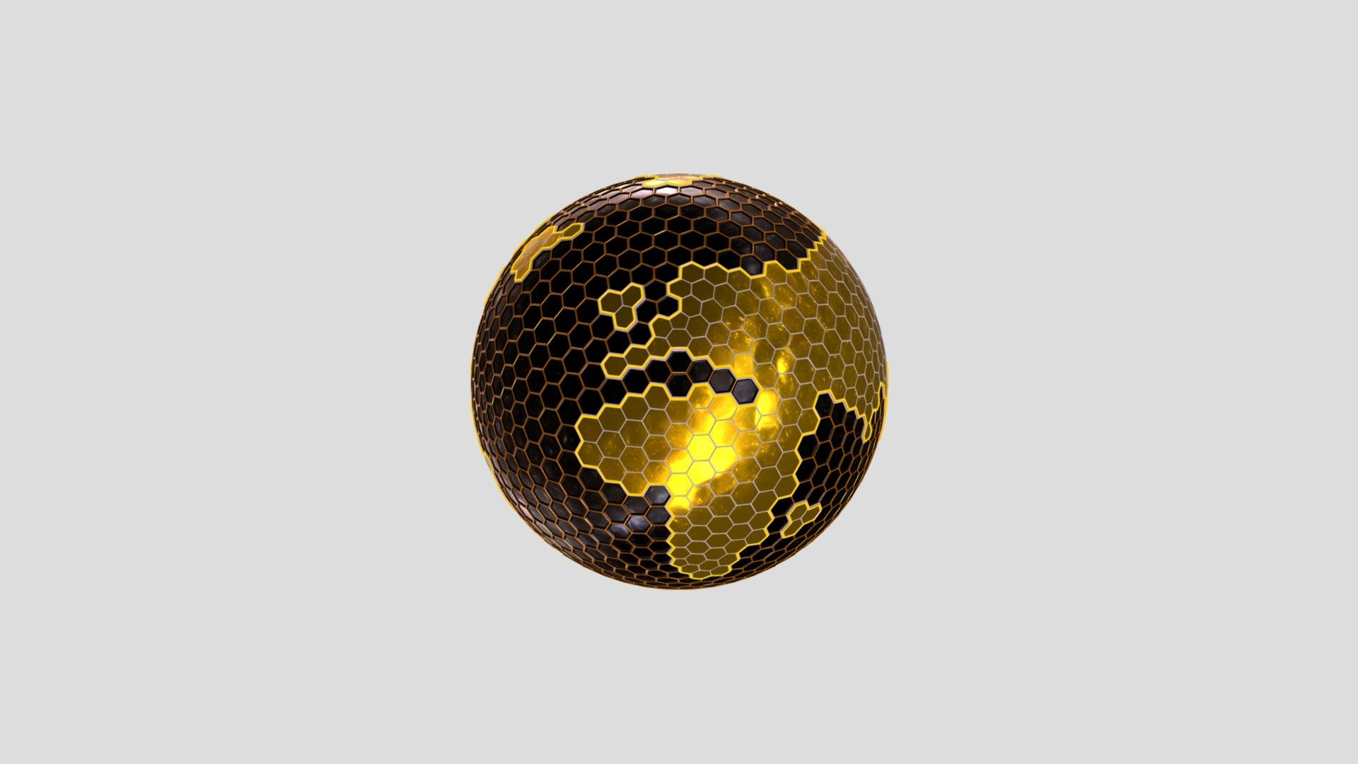 Hexagon_Planet_Earth - 3D model by seanbrehm [f7214b9] - Sketchfab