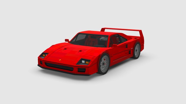 Ferrari-f40 3D models - Sketchfab