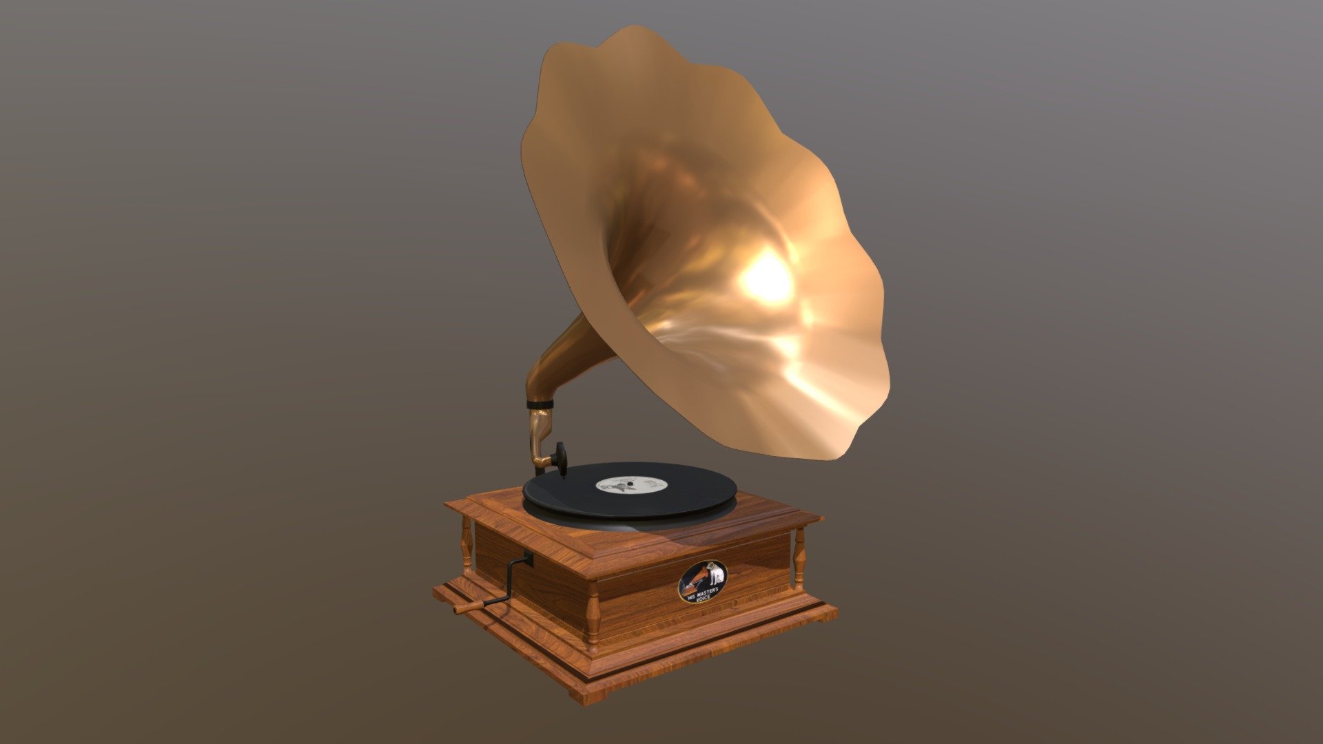 Gramophone vintage 1910 - Buy Royalty Free 3D model by Thomas Binder ...