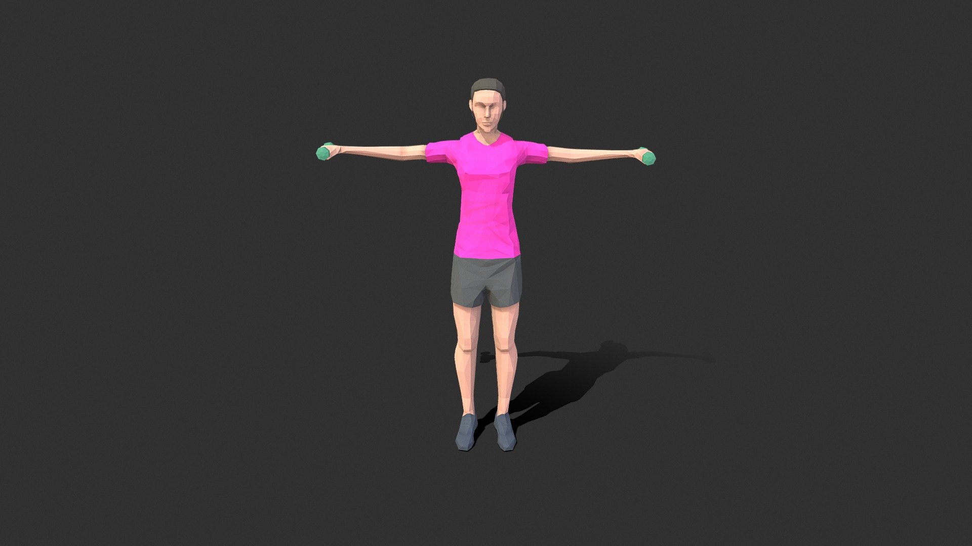 shoulder raise Exercise - Buy Royalty Free 3D model by danielmikulik ...