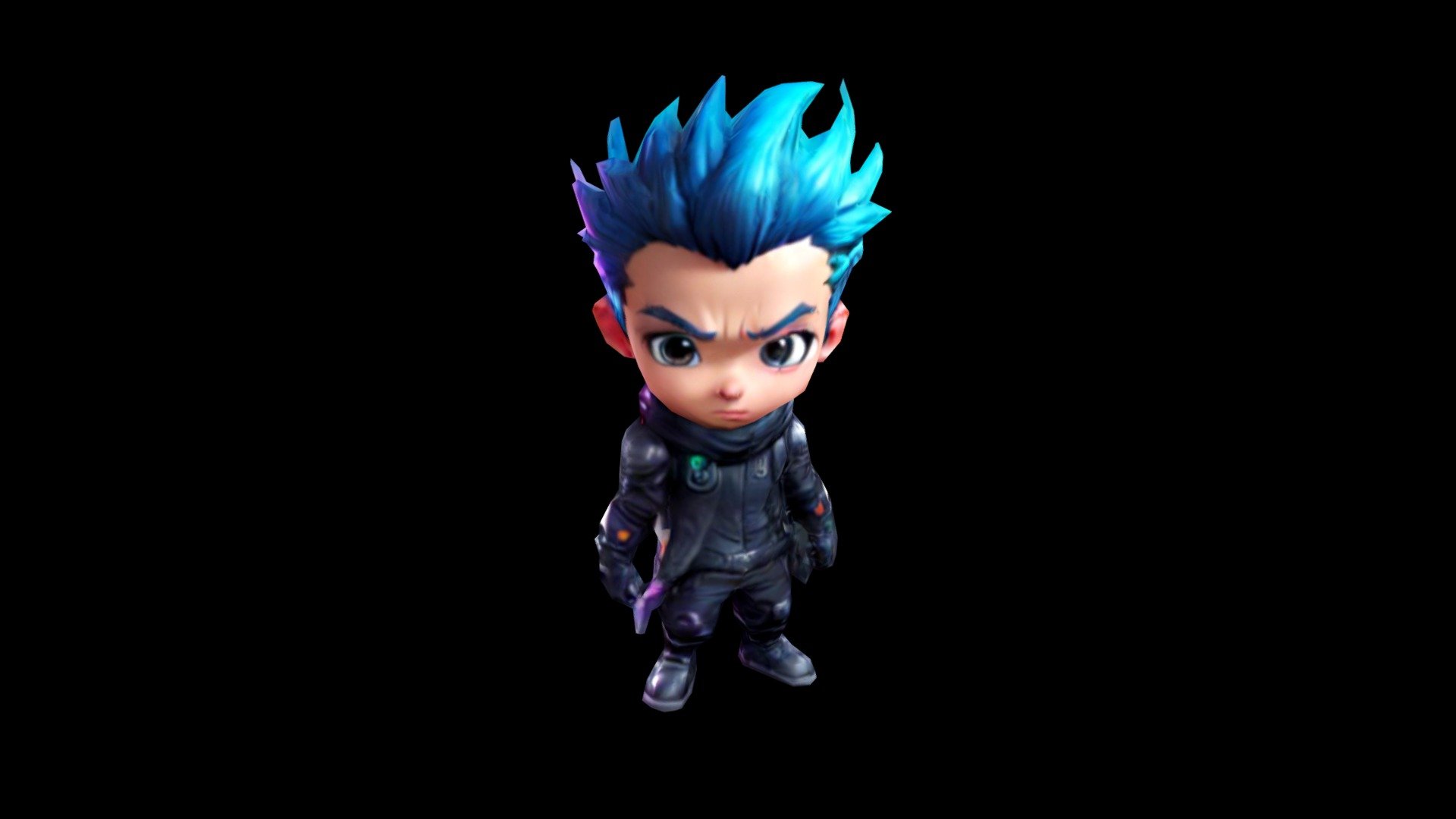 "The Mysterious Black Coat A Cartoon Character f - Download Free 3D ...