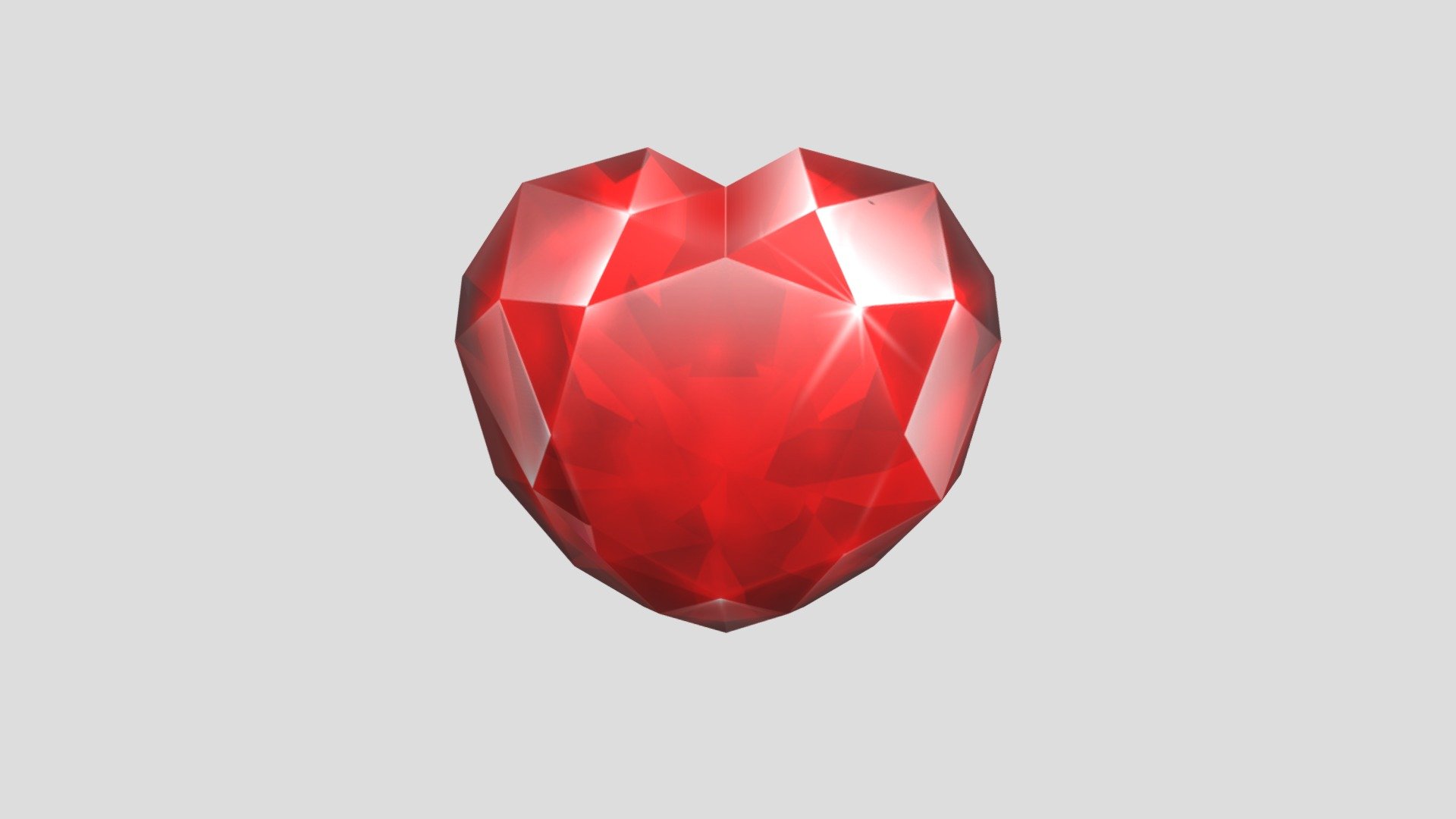 Heart Gem version 2 - Download Free 3D model by RavenBlox [f72478b ...