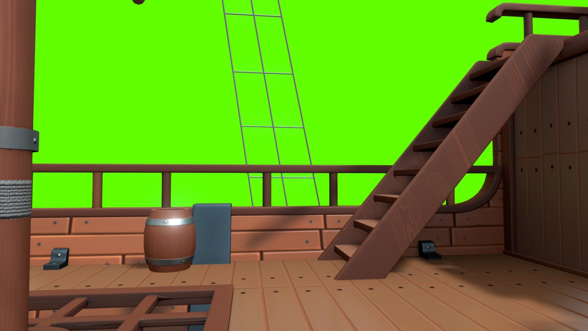 stylized_pirate_ship - 3D model by vinny748.ramdam [f72731d] - Sketchfab