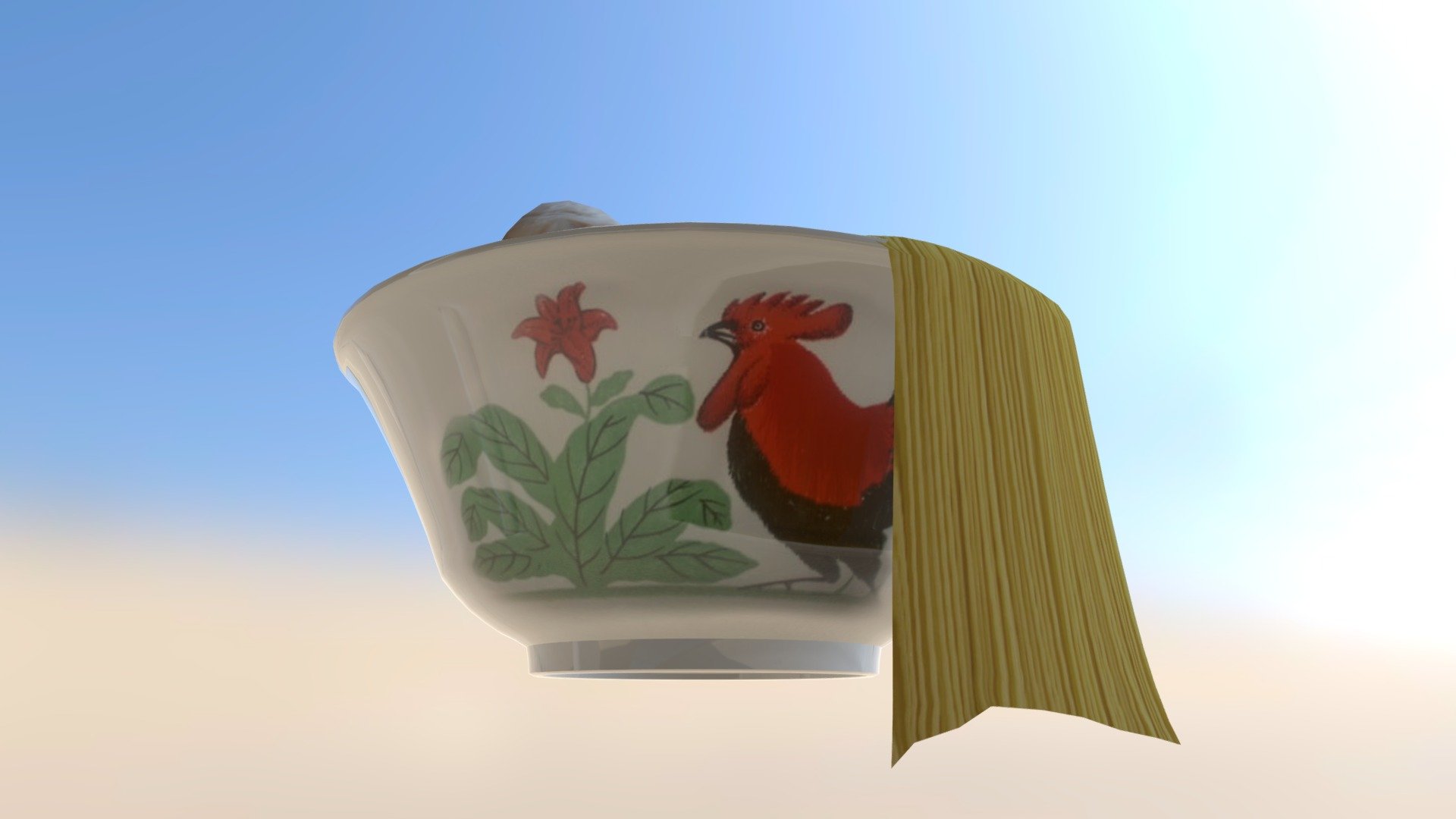 Flying Noodle Bowl UFO - Pasar Seni 2014 - 3D model by Iman Satriaputra ...