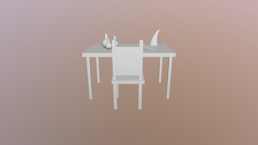Wizard's Table - 3D model by zorzo.lucas [f728e17] - Sketchfab