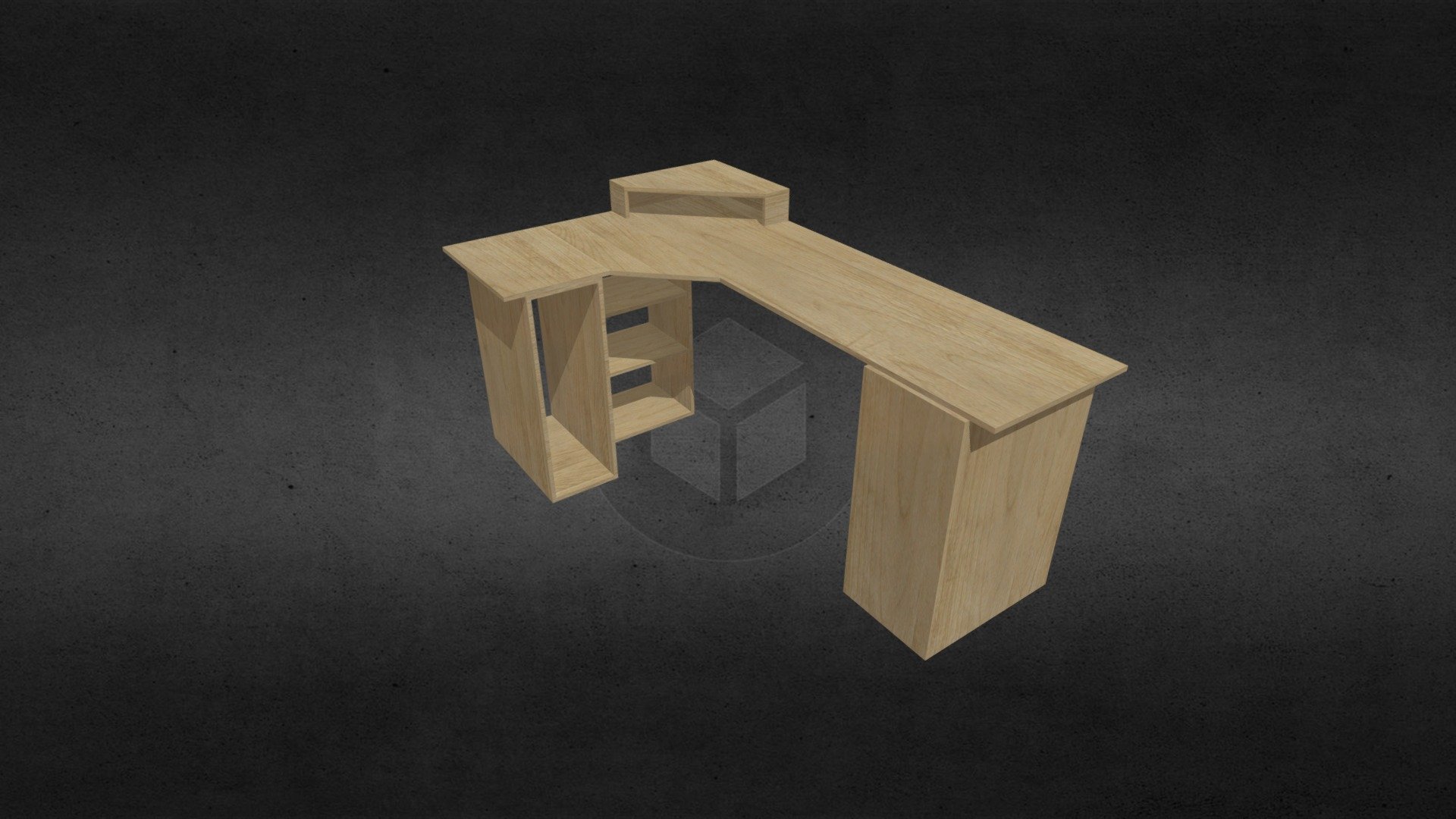 Bureau - 3D model by axelle [f72937f] - Sketchfab