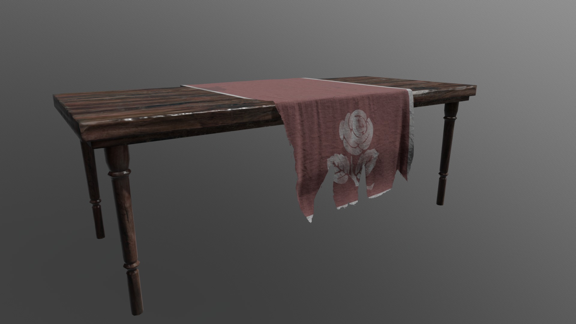 Table - Long - 3D model by jackw3d [f72976d] - Sketchfab
