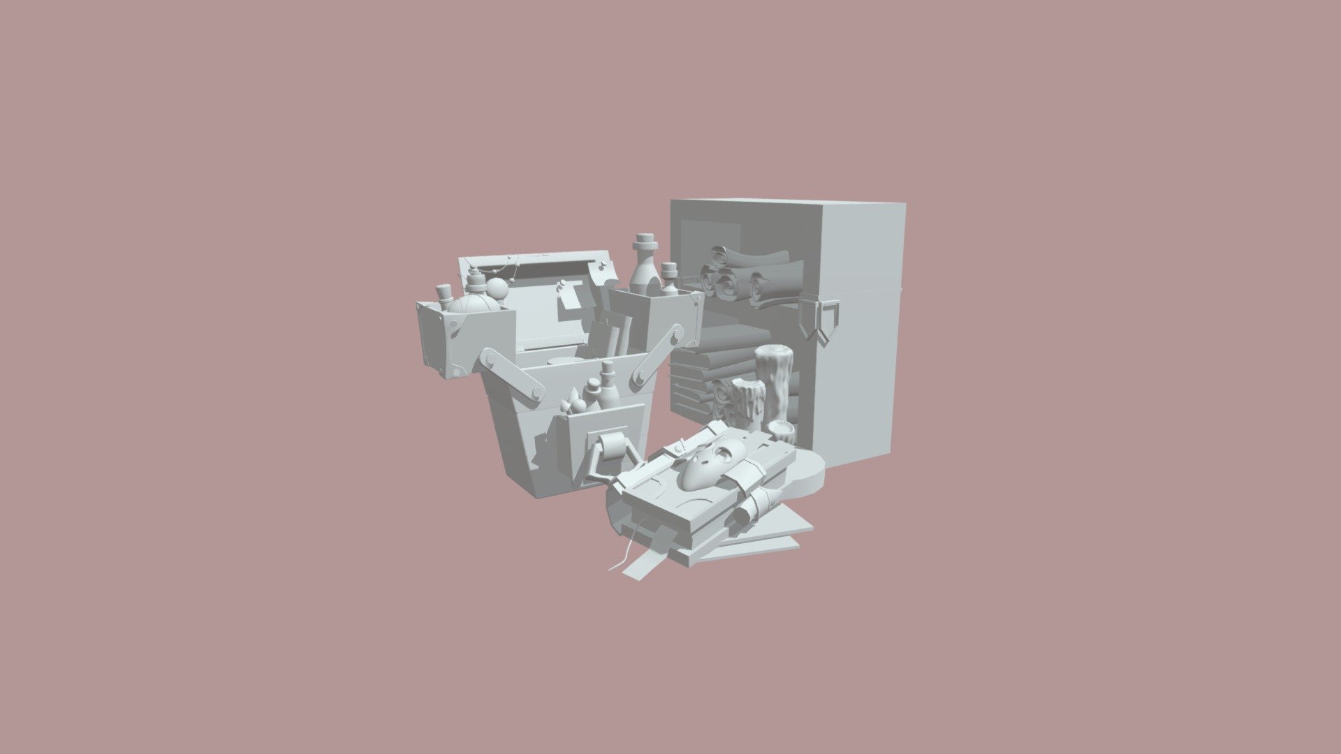 Simple work - 3D model by maryjoiemendoza [f72b260] - Sketchfab