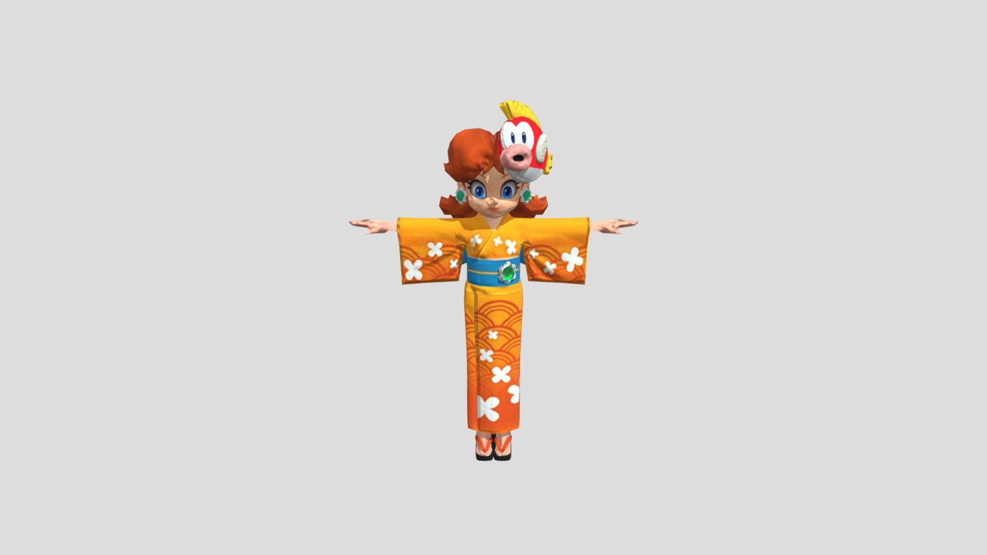 Daisy Yukata - Download Free 3D model by MonokumaTheAlcholic [f72c558 ...