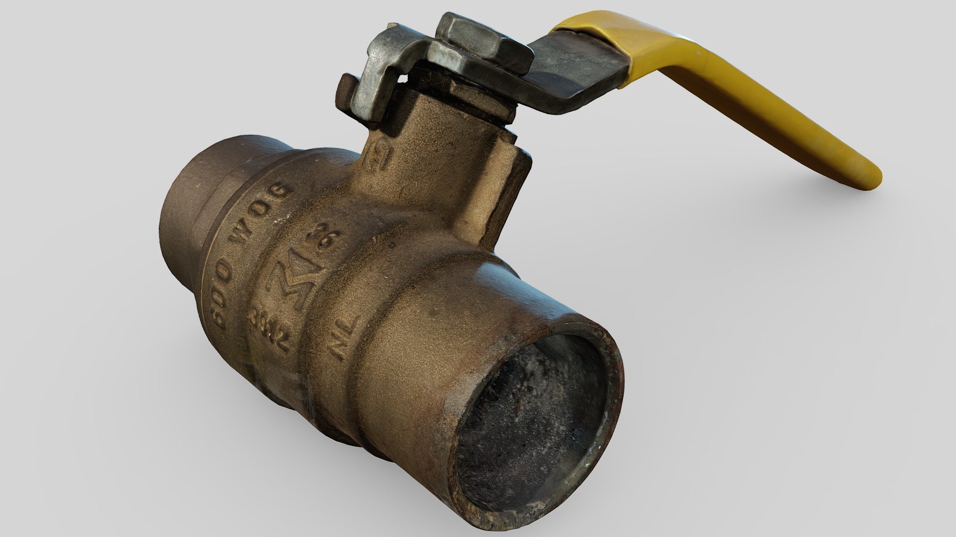 Scan: Metal Pipe Valve - 3D model by Matterfield [f72f497] - Sketchfab