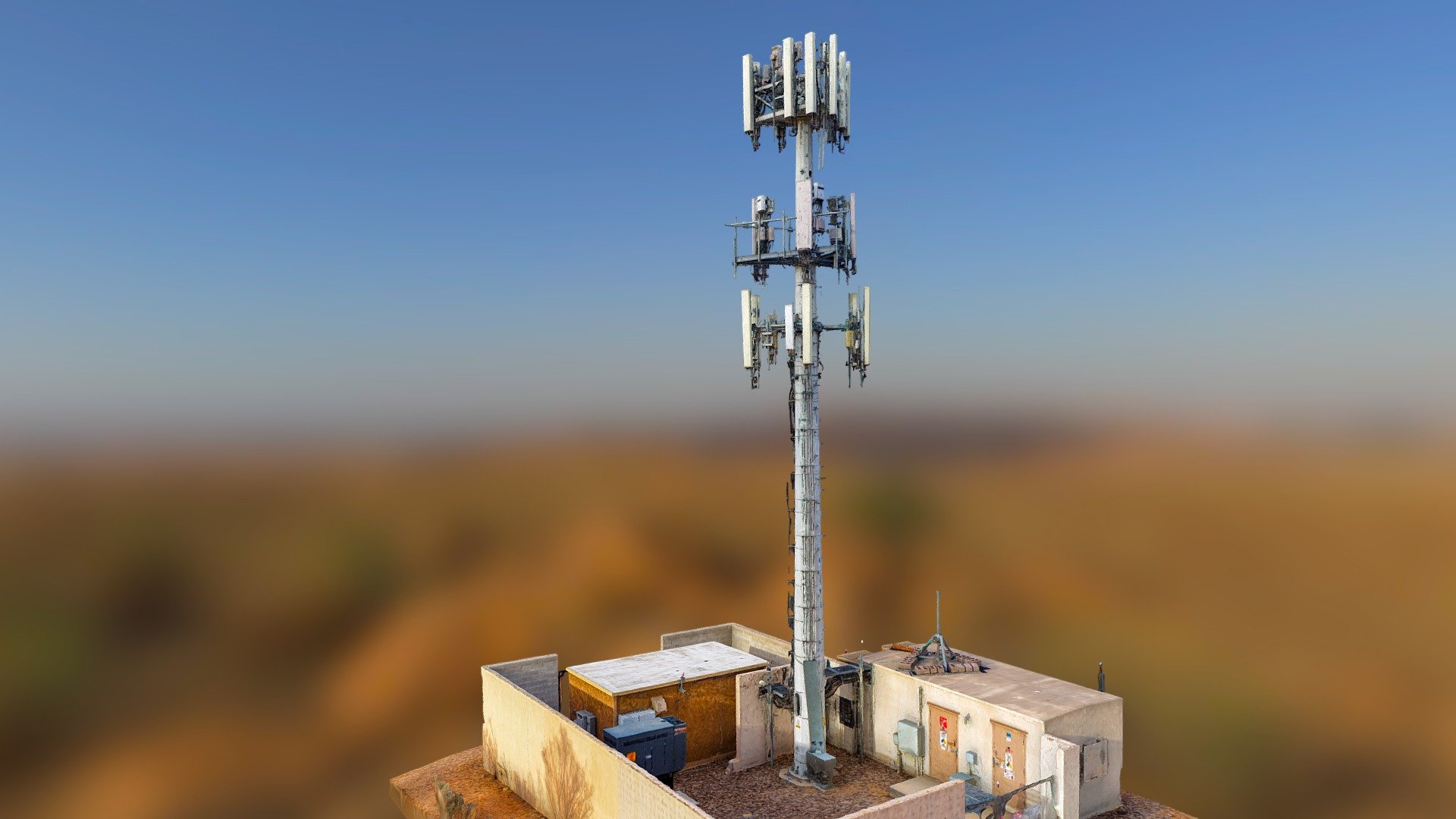 Cell Phone Tower - 3D model by Parker Hill Photography / GEO VIEW 3D ...