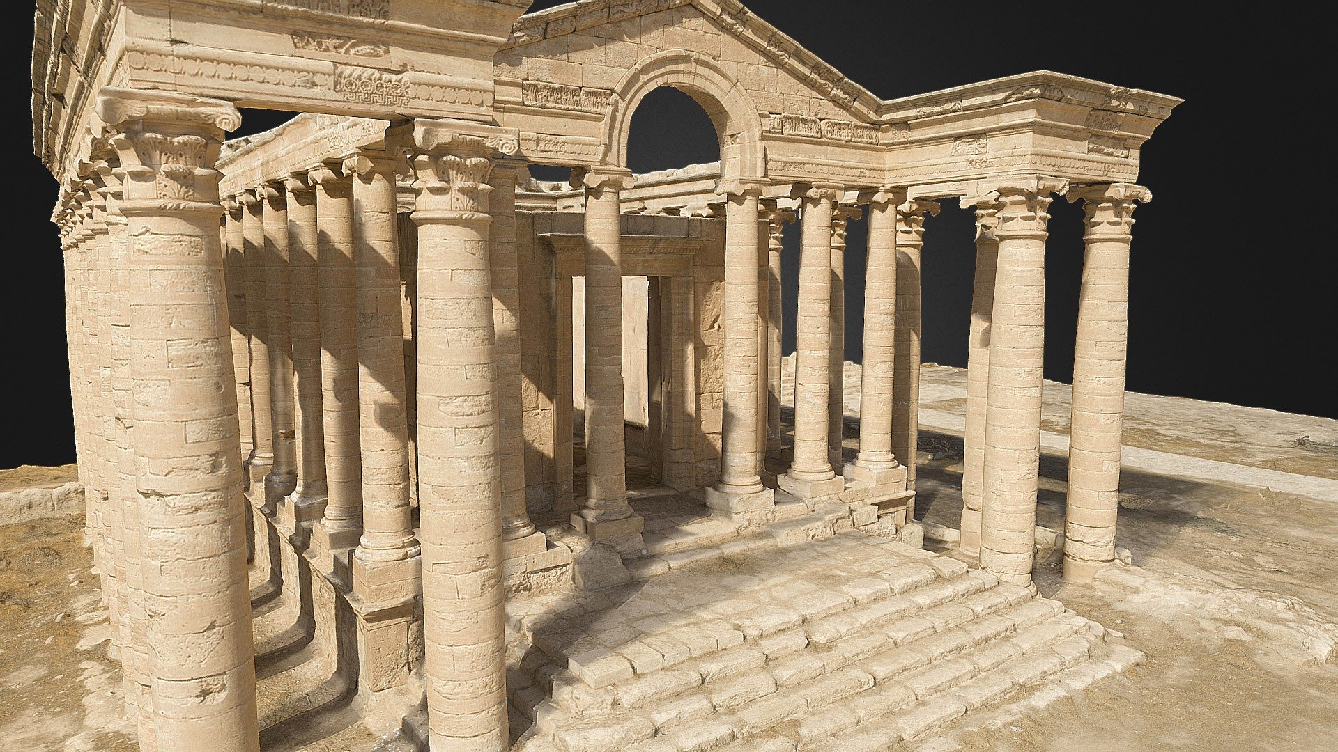 Hatra - Temple of Maran - 3D model by ATS [f732ba6] - Sketchfab