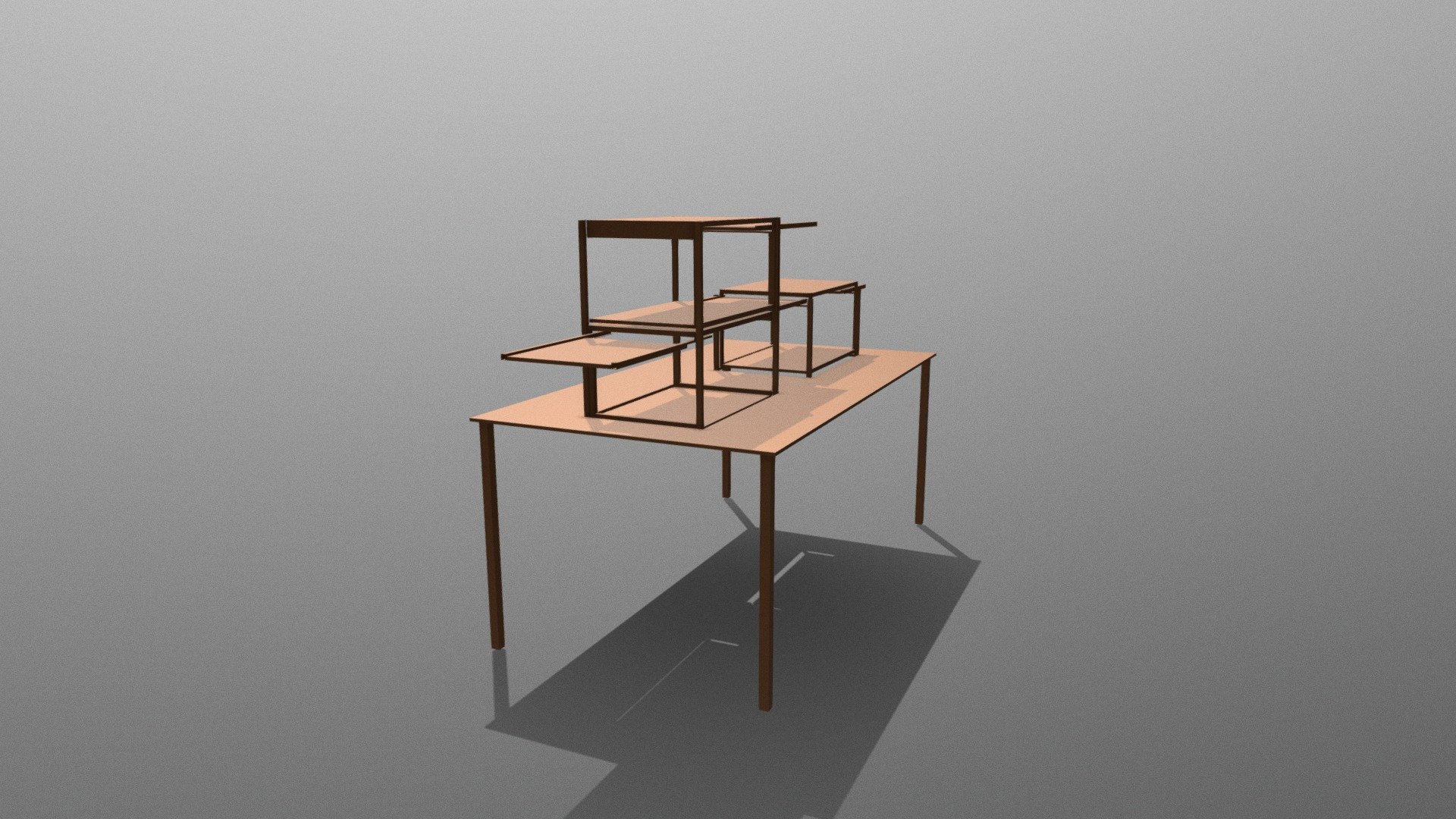 Table Final - 3D model by ghalib [f7340ee] - Sketchfab