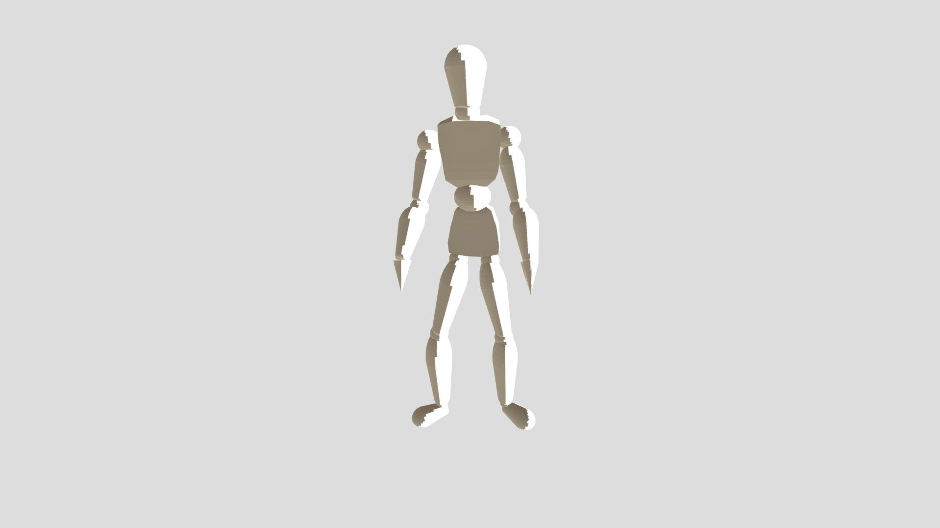 Male Mannequin (Rigged) - Download Free 3D model by parappafan13 ...
