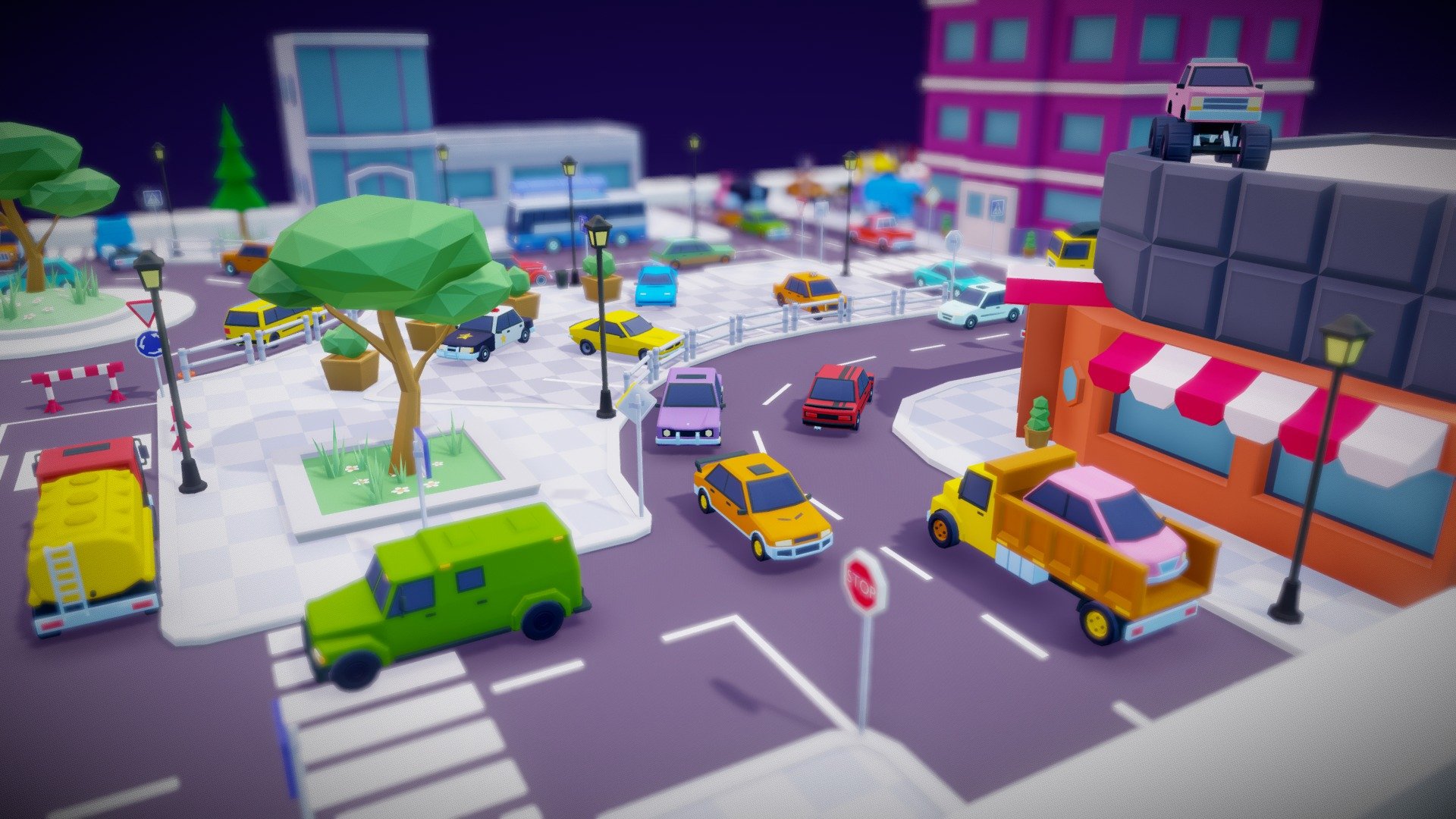 Low poly cars - 3D model by NebulaGames [f738e46] - Sketchfab